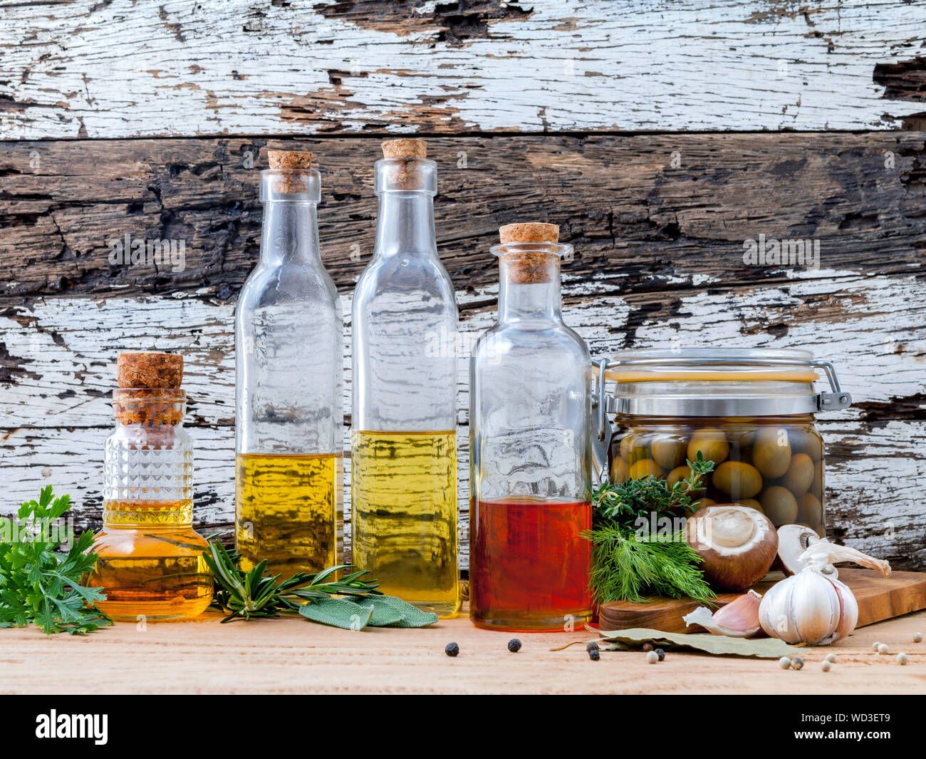 Various oils hi-res stock photography and images - Alamy