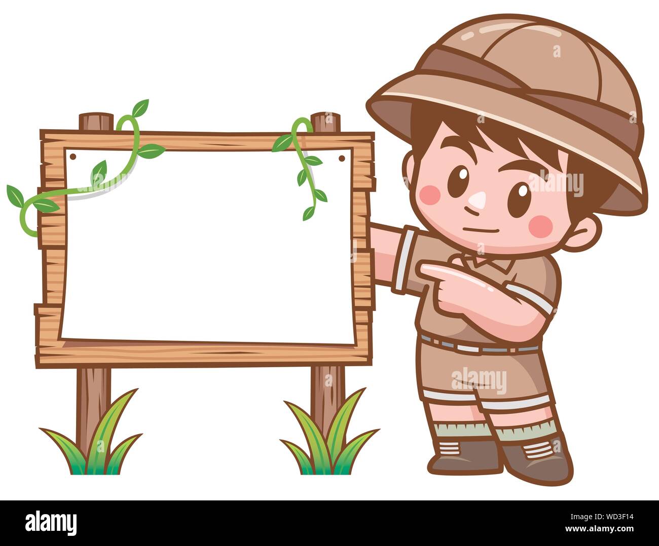 Safari Kid Clipart