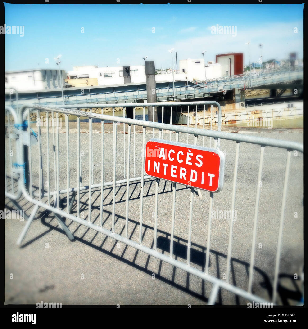 No Access Sign And Gate High Resolution Stock Photography and Images ...