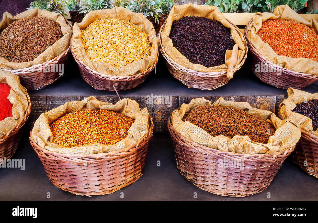 Group of food grains arrangement hi-res stock photography and images ...