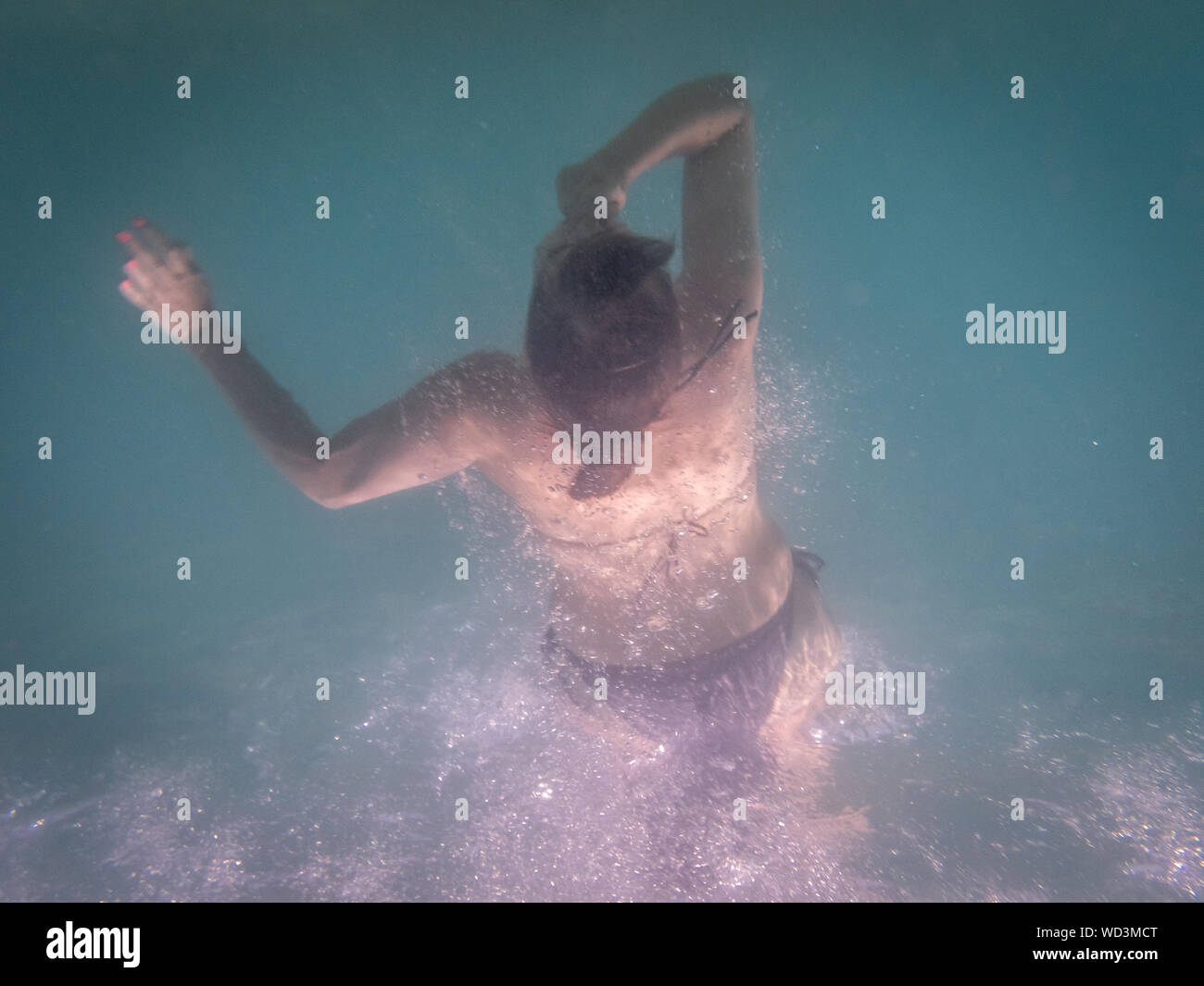Women in transparent bikini hi-res stock photography and images - Alamy