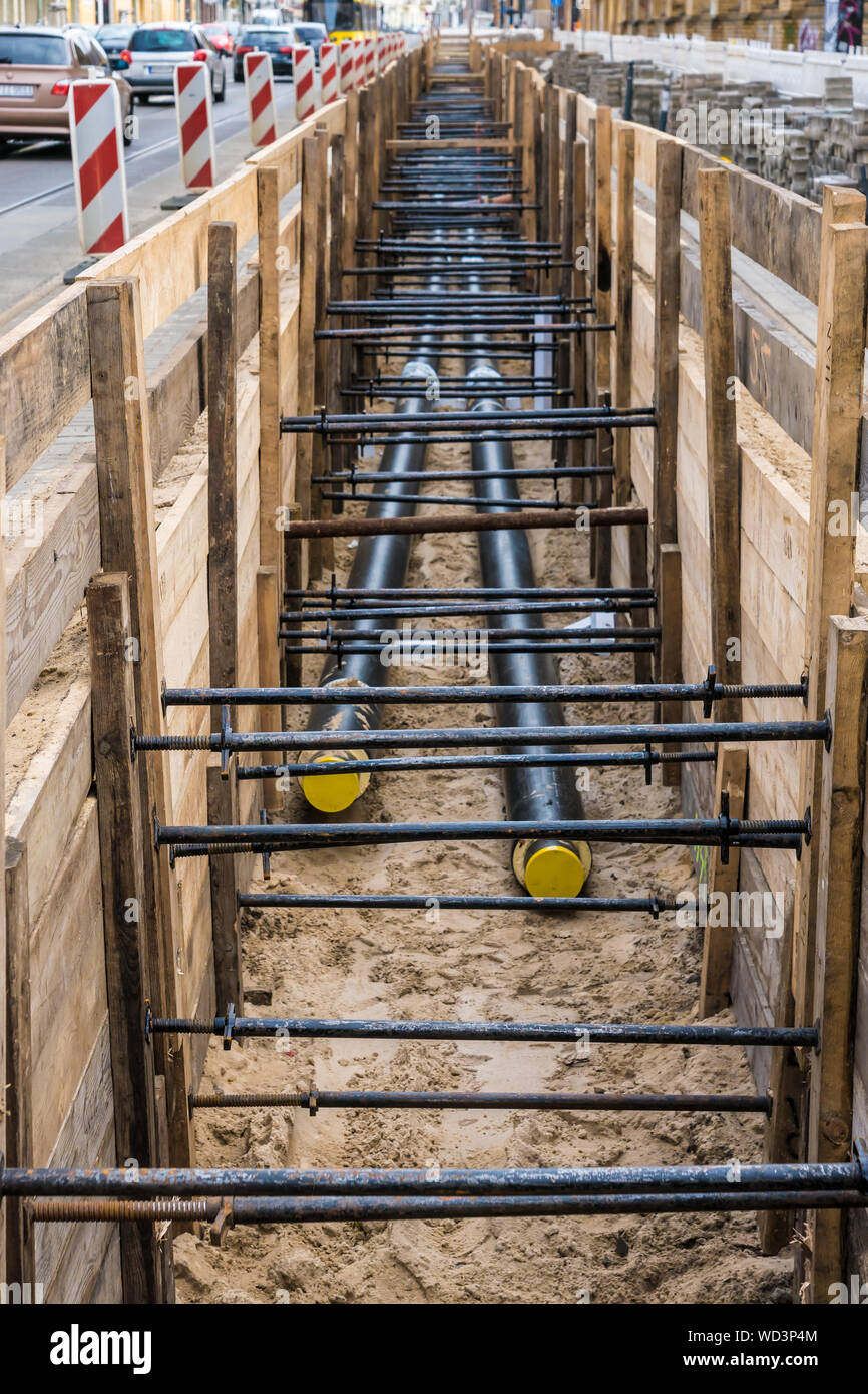 Pipes construction hi-res stock photography and images - Alamy