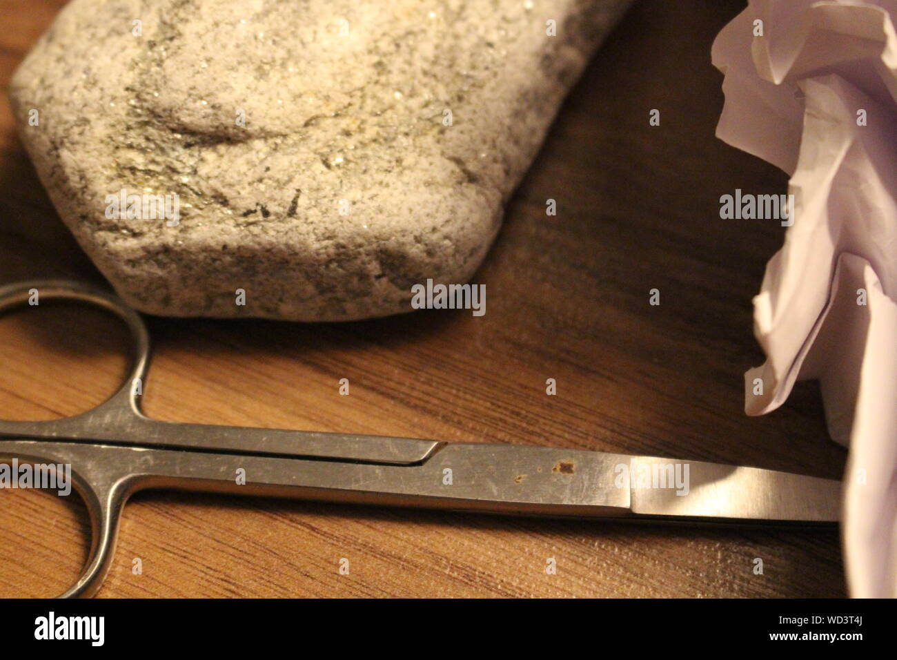 Paper scissor stone hi-res stock photography and images - Alamy