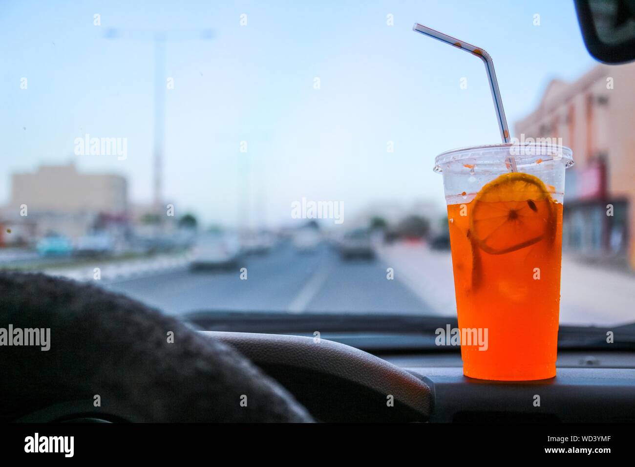 In car drink hi-res stock photography and images - Alamy