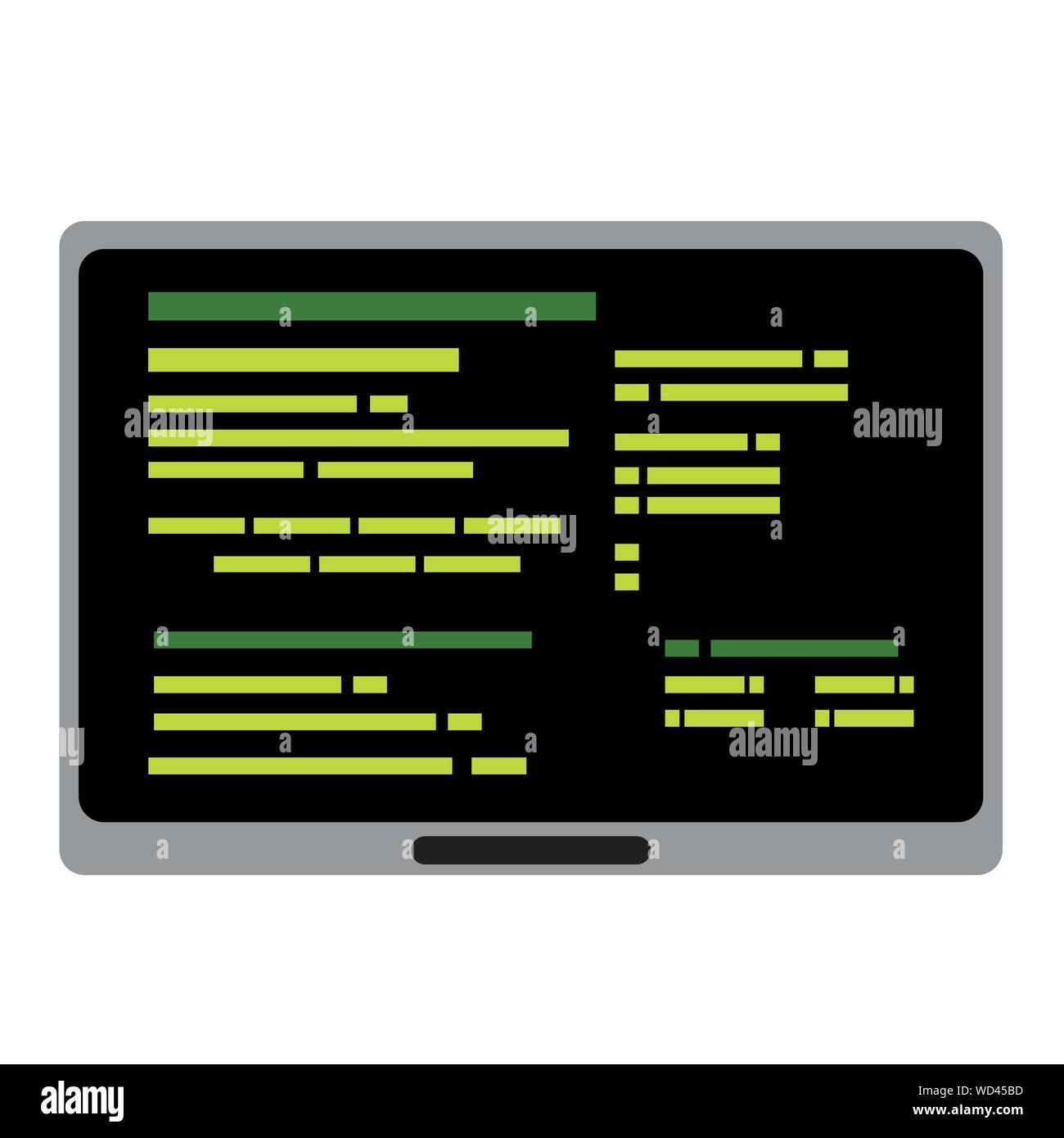 Program code image Stock Vector Image & Art - Alamy