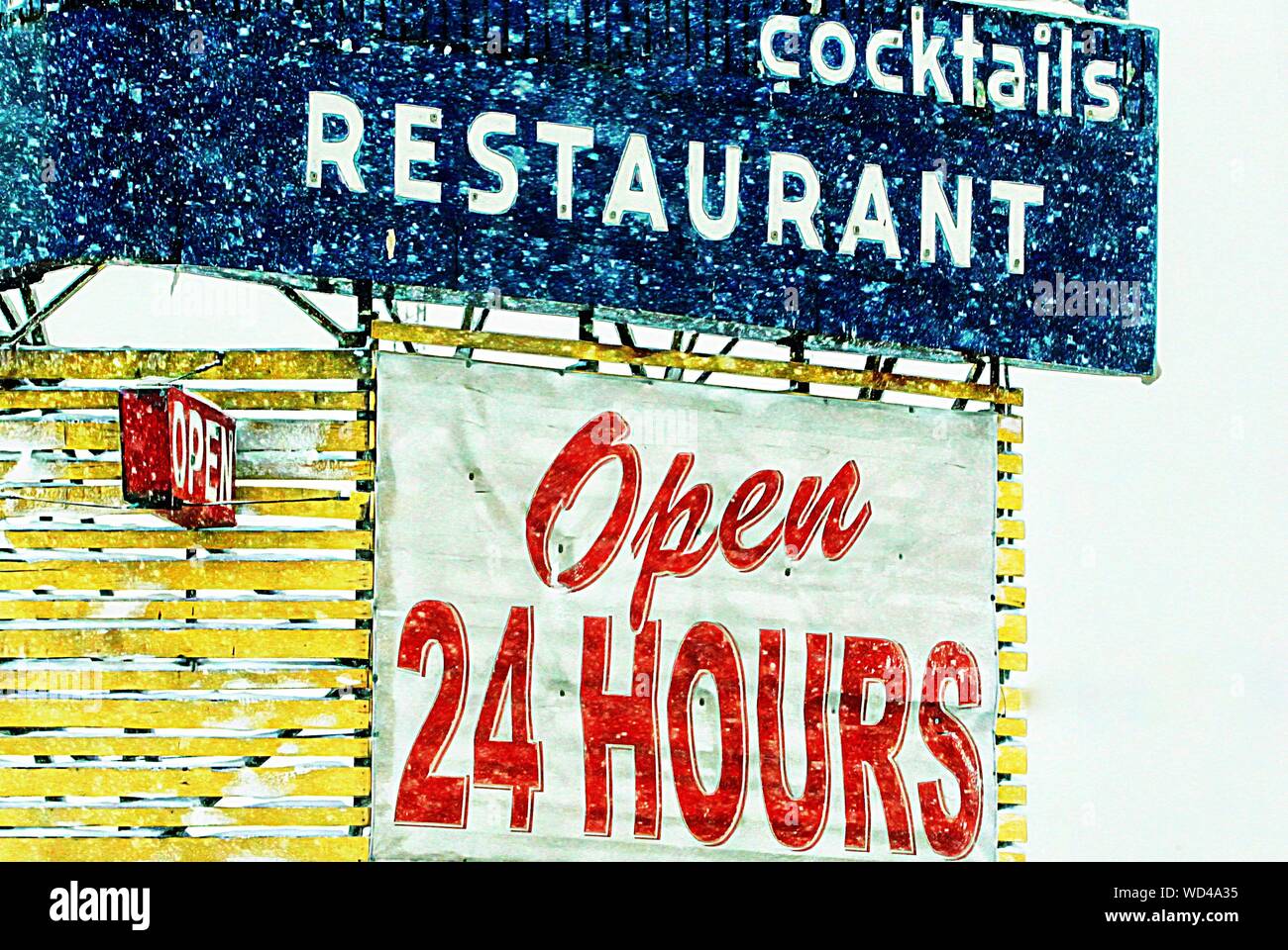 Restaurant open sign hi-res stock photography and images - Alamy