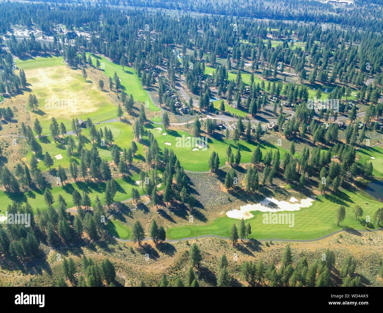 Aerial of golf course hi-res stock photography and images - Alamy