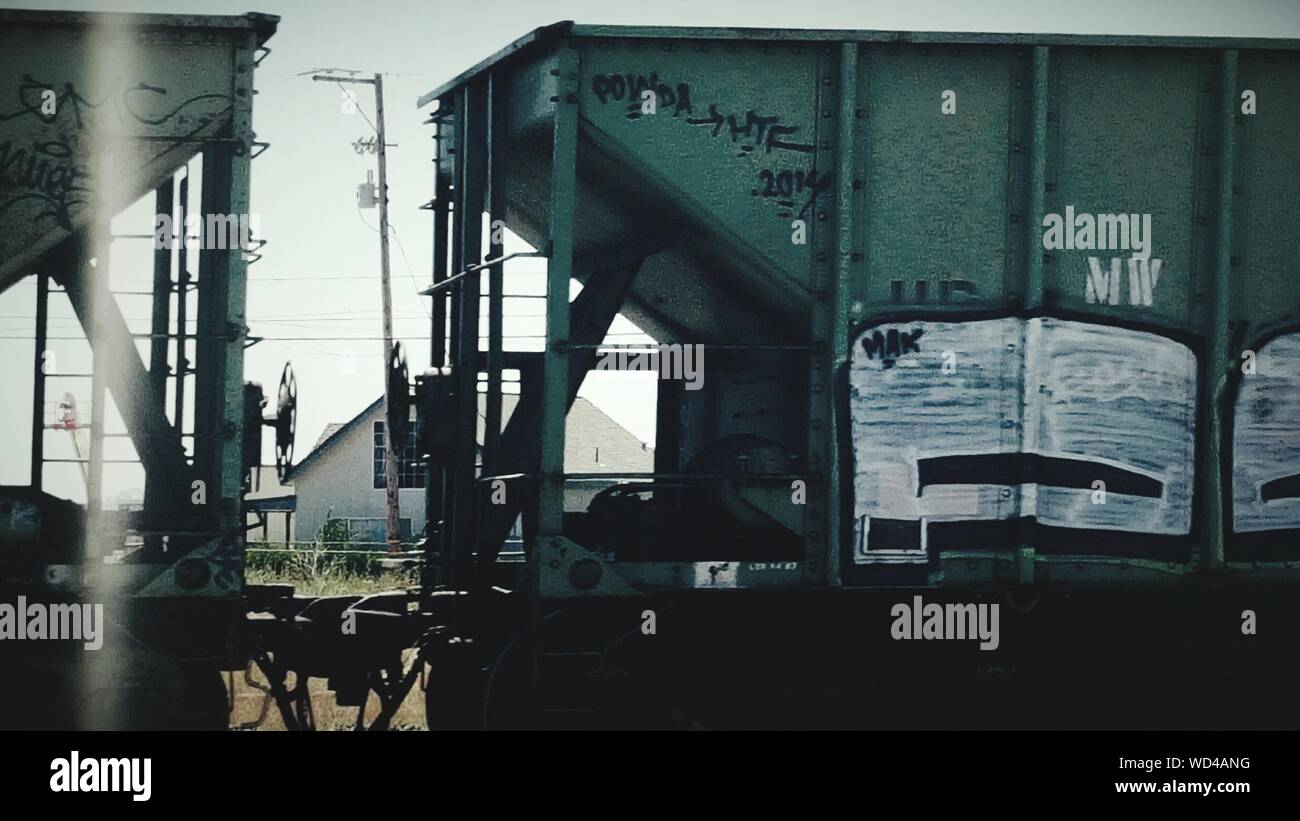 Graffiti on train hi-res stock photography and images - Alamy
