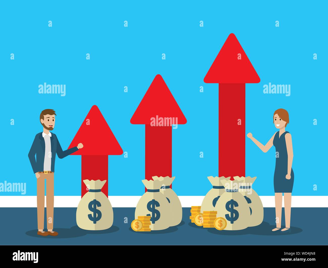 people business success productivity image Stock Vector Image & Art - Alamy