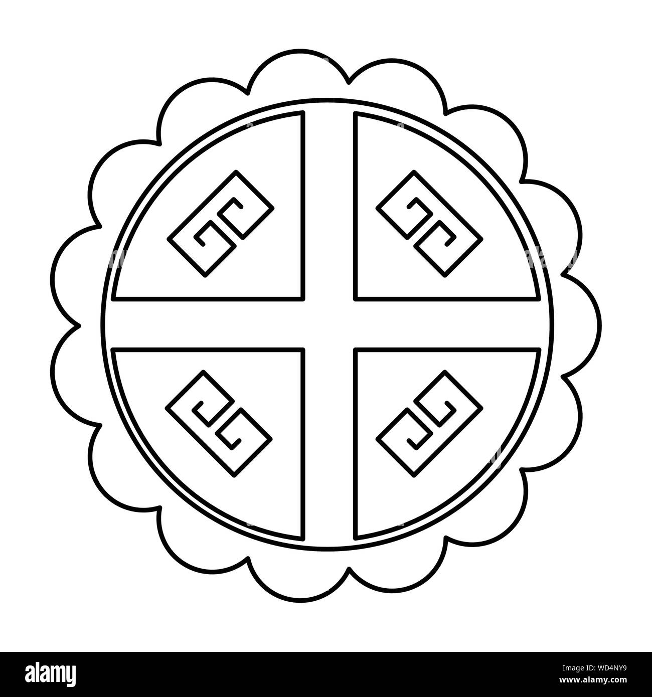 Isolated china circle vector design Stock Vector Image & Art - Alamy