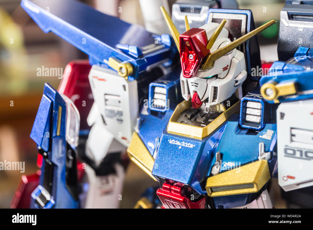 Bangkok, Thailand - December 1, 2017: Gundam scale plastic models in ...