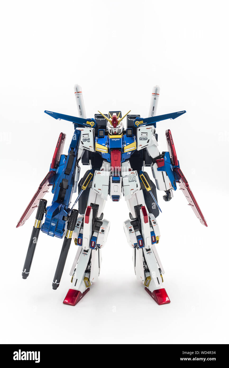 Bangkok, Thailand - December 1, 2017: Gundam scale plastic models on ...