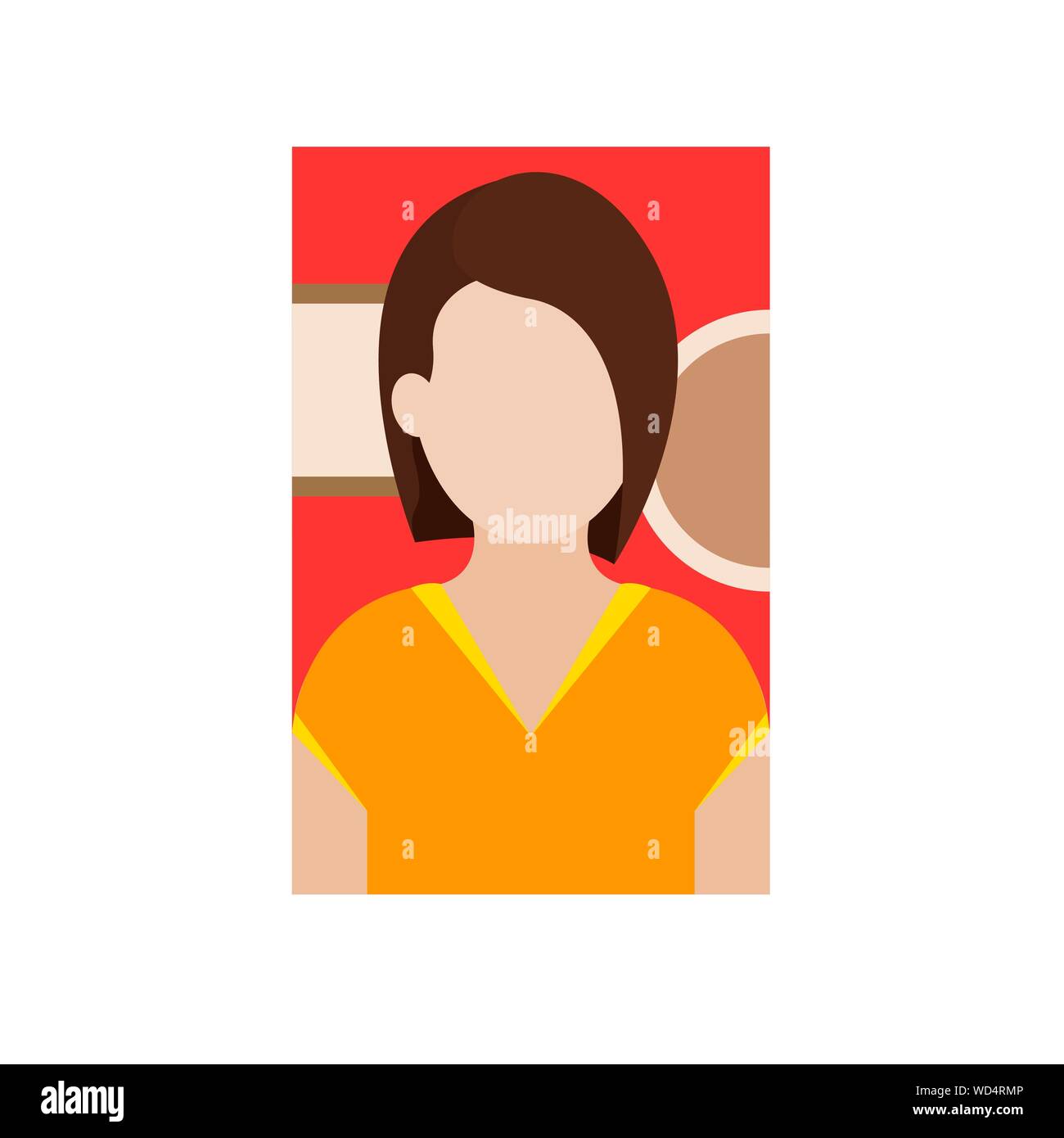Front view of a person Stock Vector Image & Art - Alamy