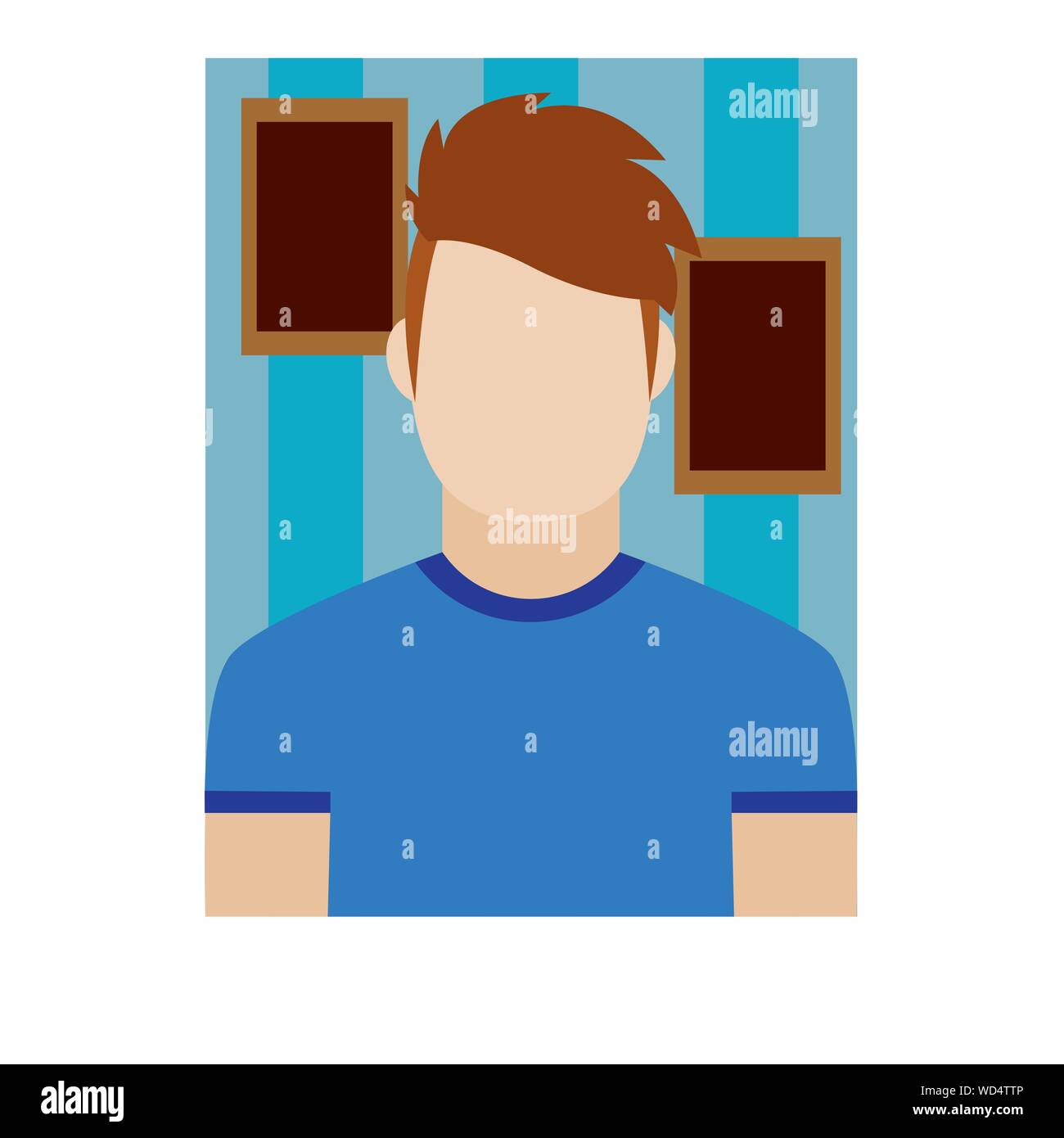 Front view of a person Stock Vector Image & Art - Alamy