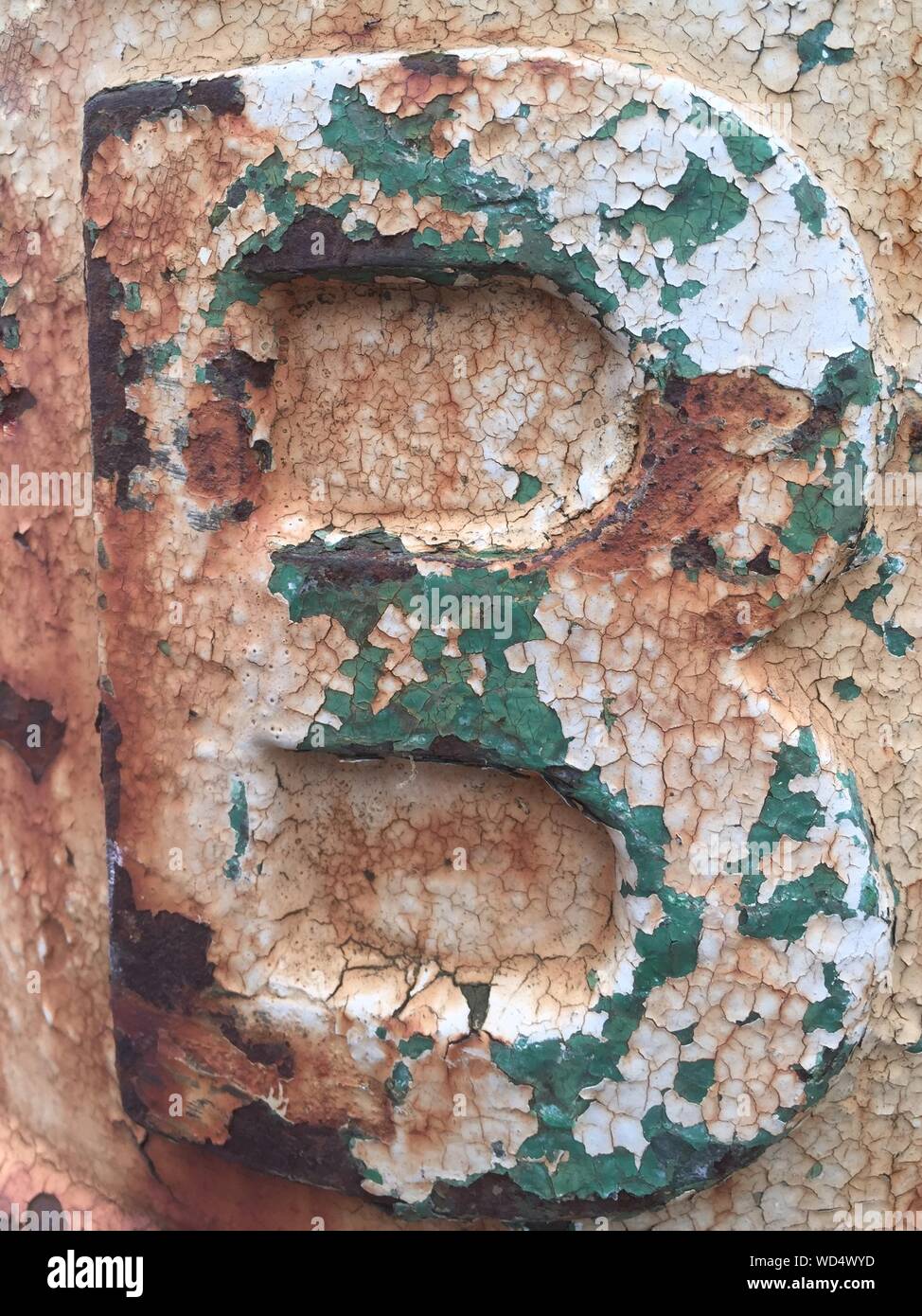 Weathered letter hi-res stock photography and images - Alamy