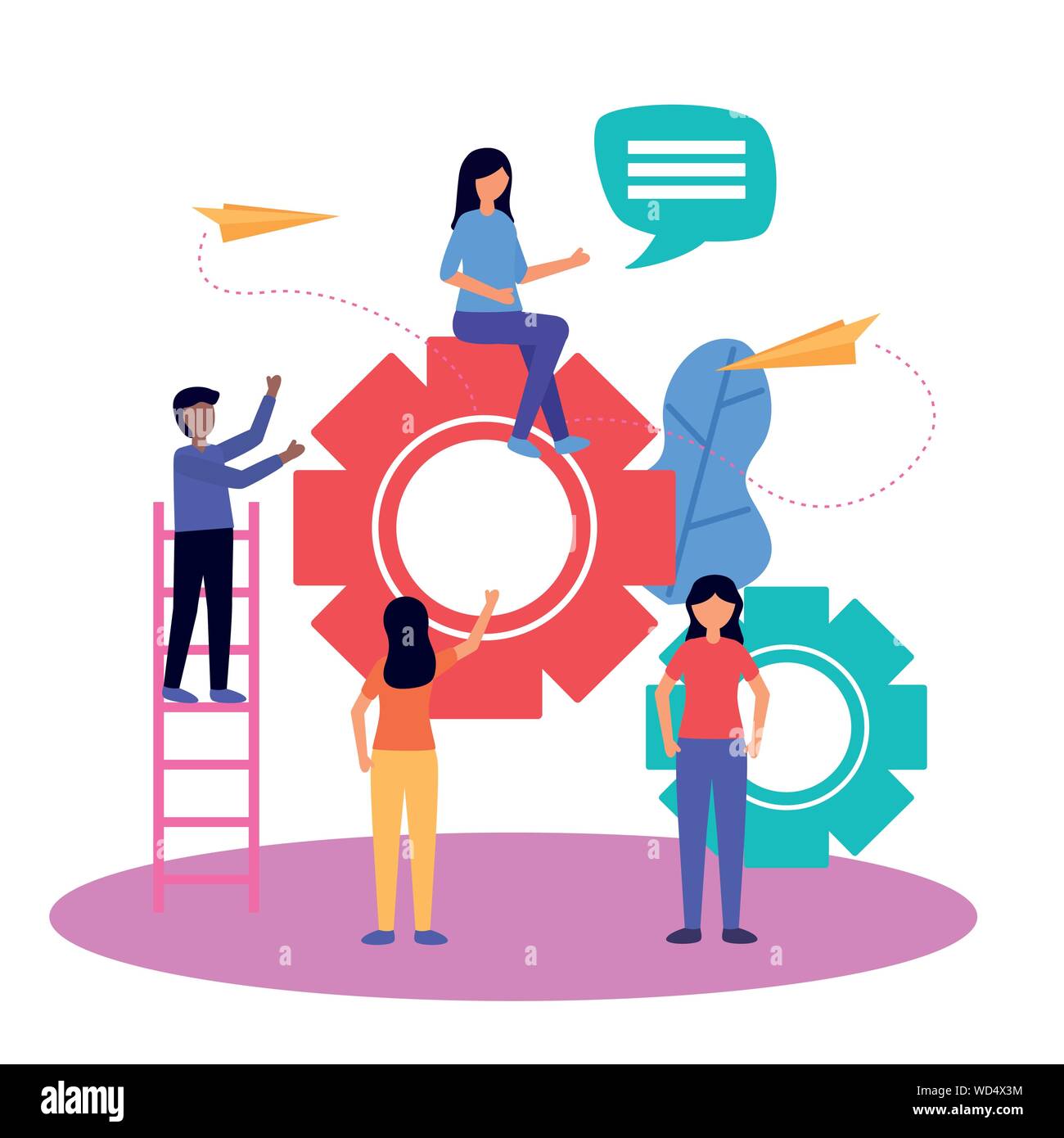 People with teamwork icon vector design Stock Vector Image & Art - Alamy People with teamwork icon vector design Stock Vector Image & Art - Alamy