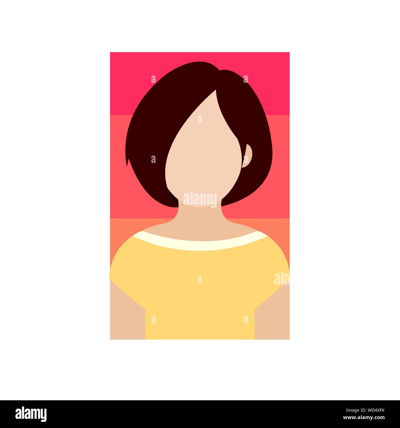 Front view of a person Stock Vector Image & Art - Alamy