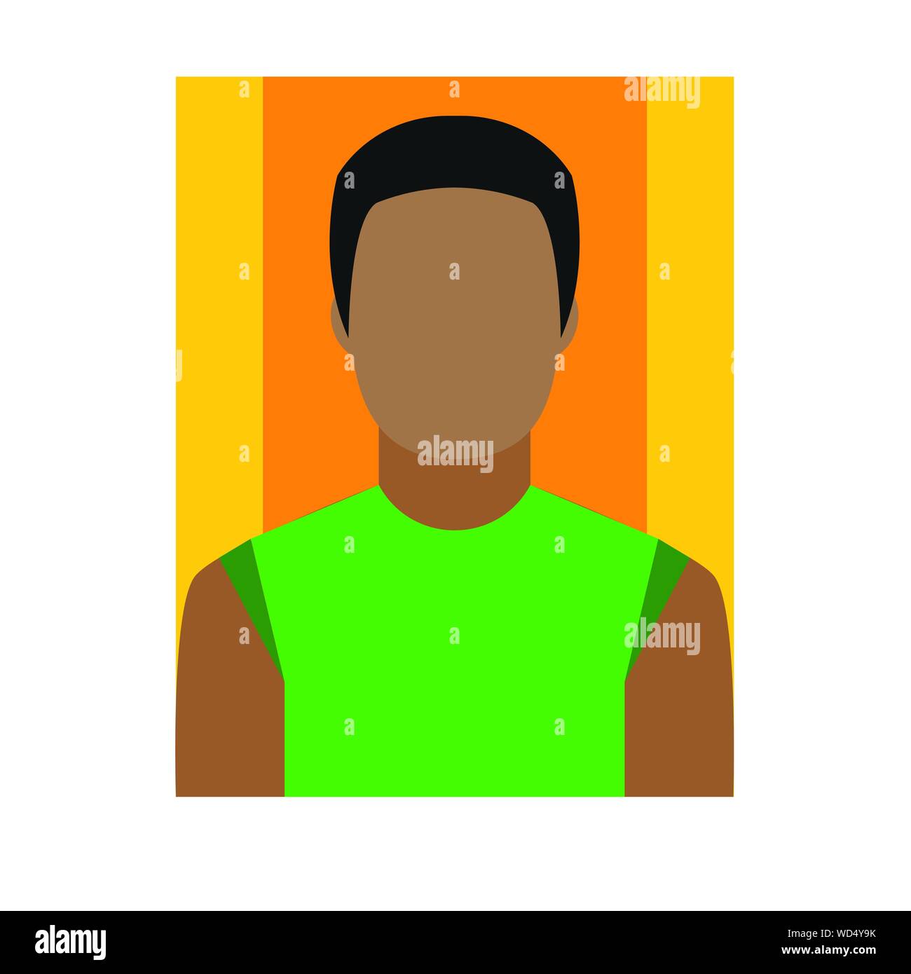 Front view of a person Stock Vector Image & Art - Alamy