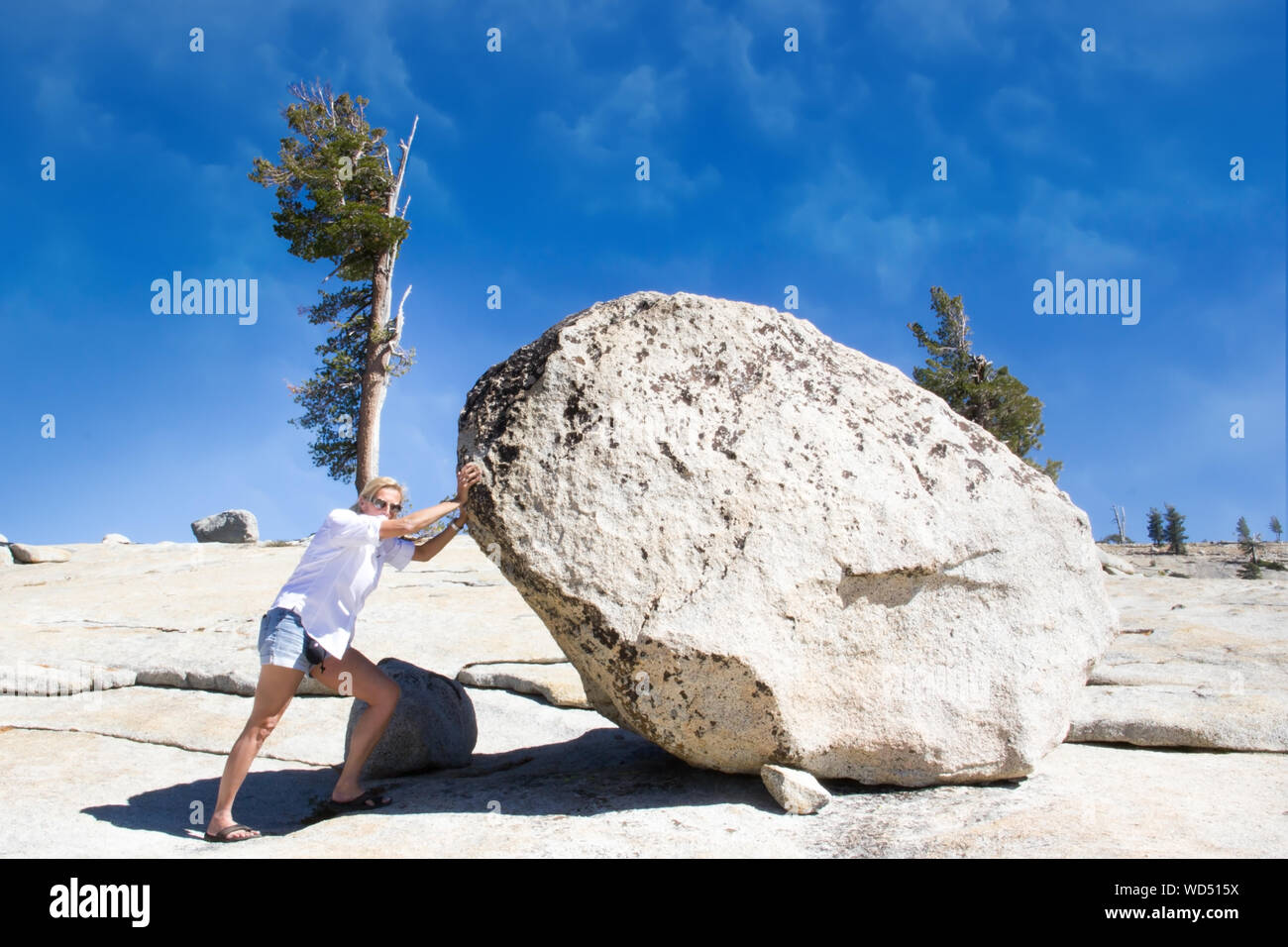 Pushing The Rock High Resolution Stock Photography and Images - Alamy