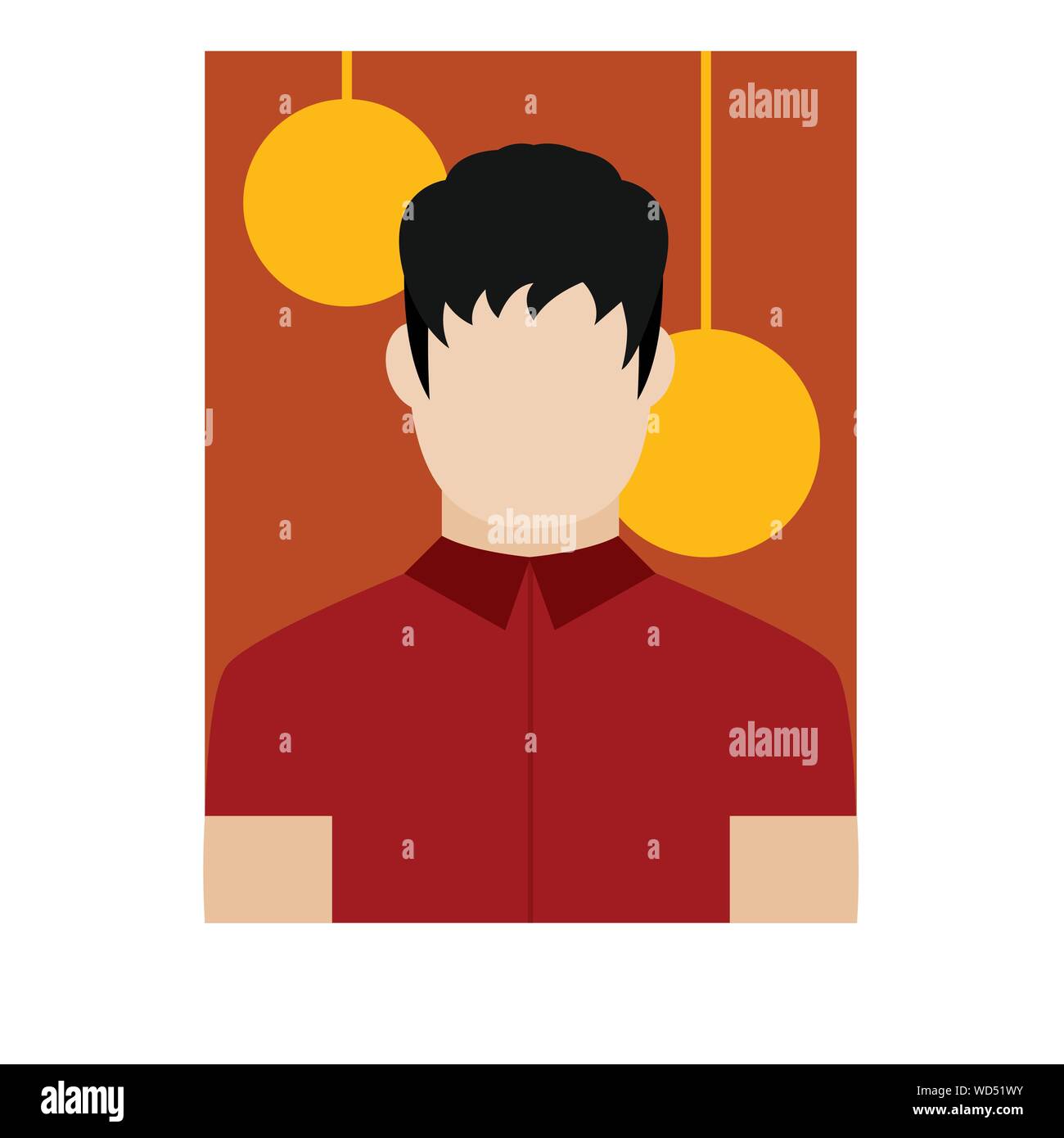Front view of a person Stock Vector Image & Art - Alamy