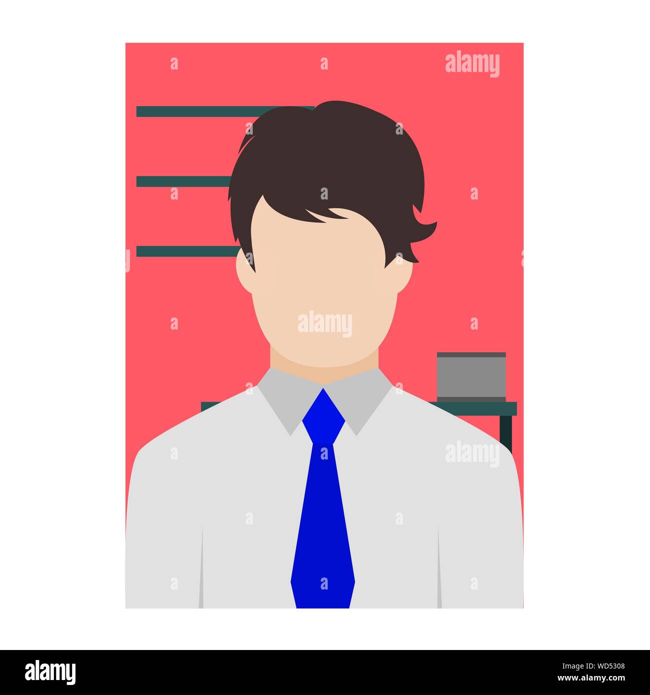 Crowd front men Stock Vector Images - Alamy