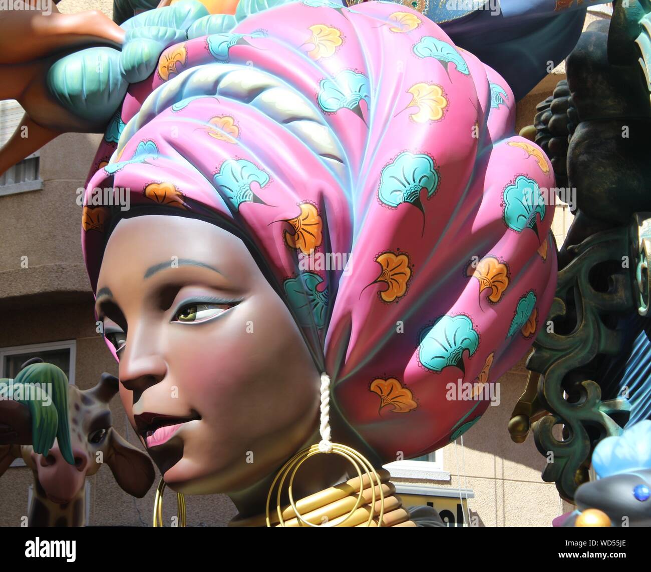 Statues/ sculptures from Las Fallas in Valencia, Spain Stock Photo - Alamy