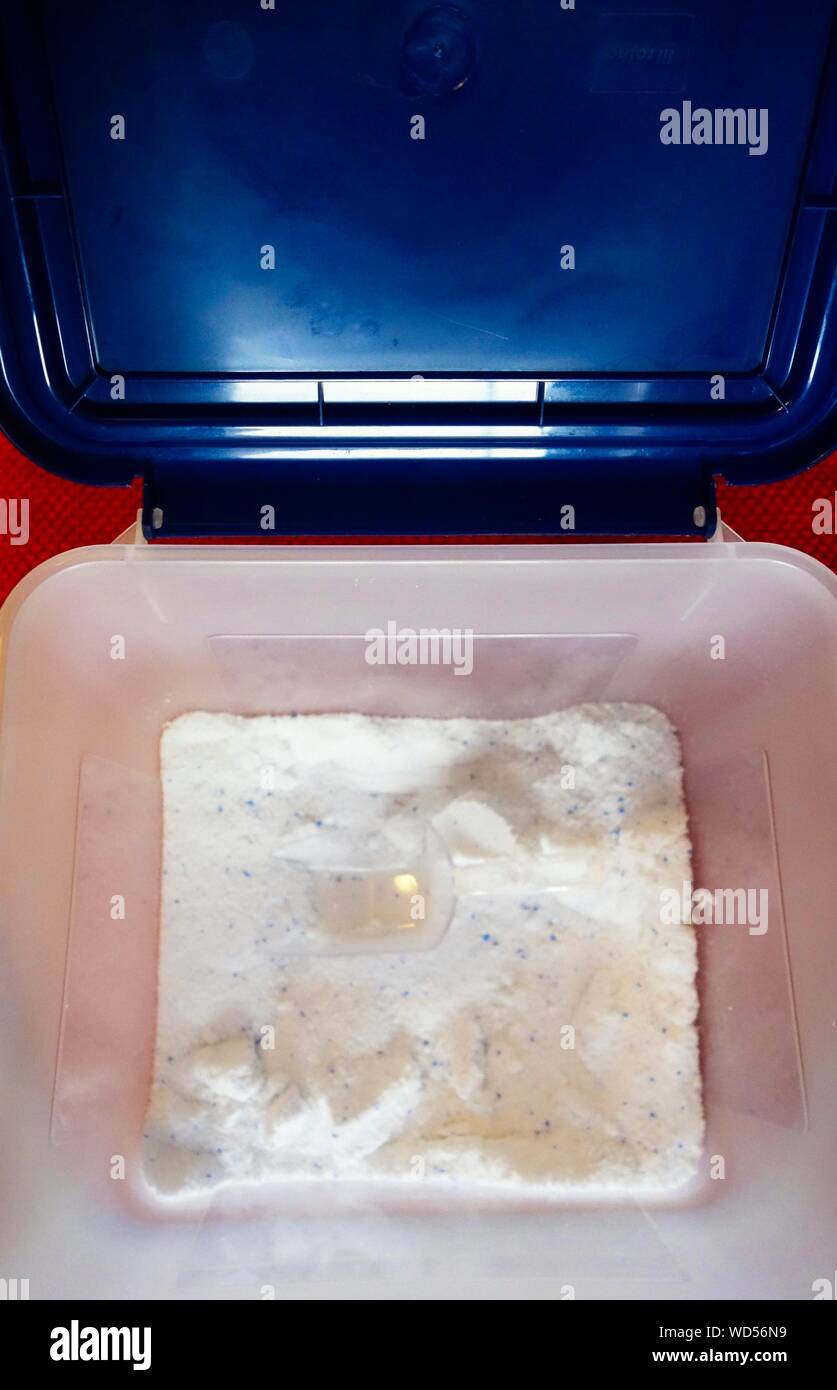 Household washing washing powder box hi-res stock photography and ...