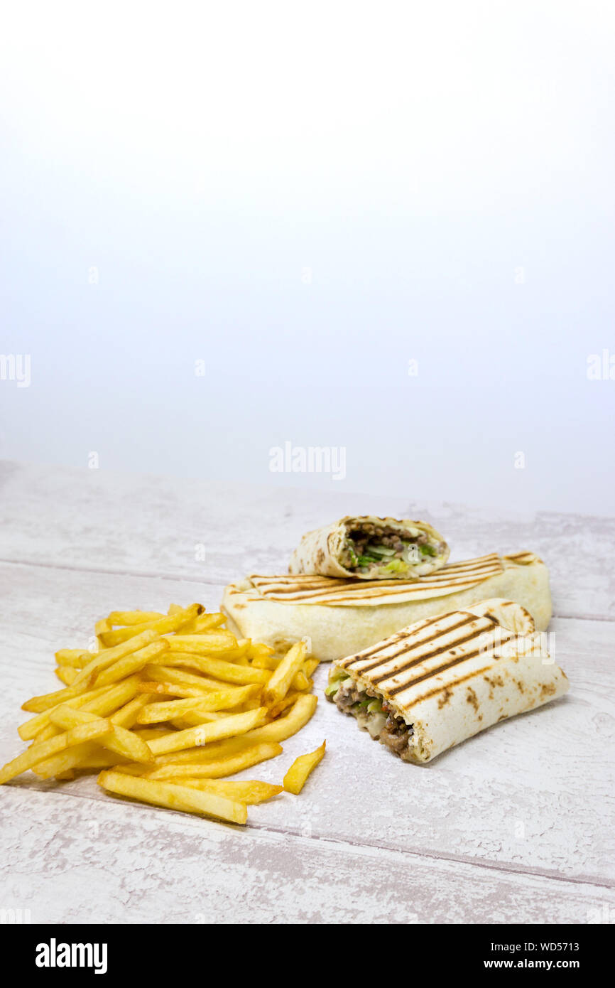 Fast food table background hi-res stock photography and images - Alamy