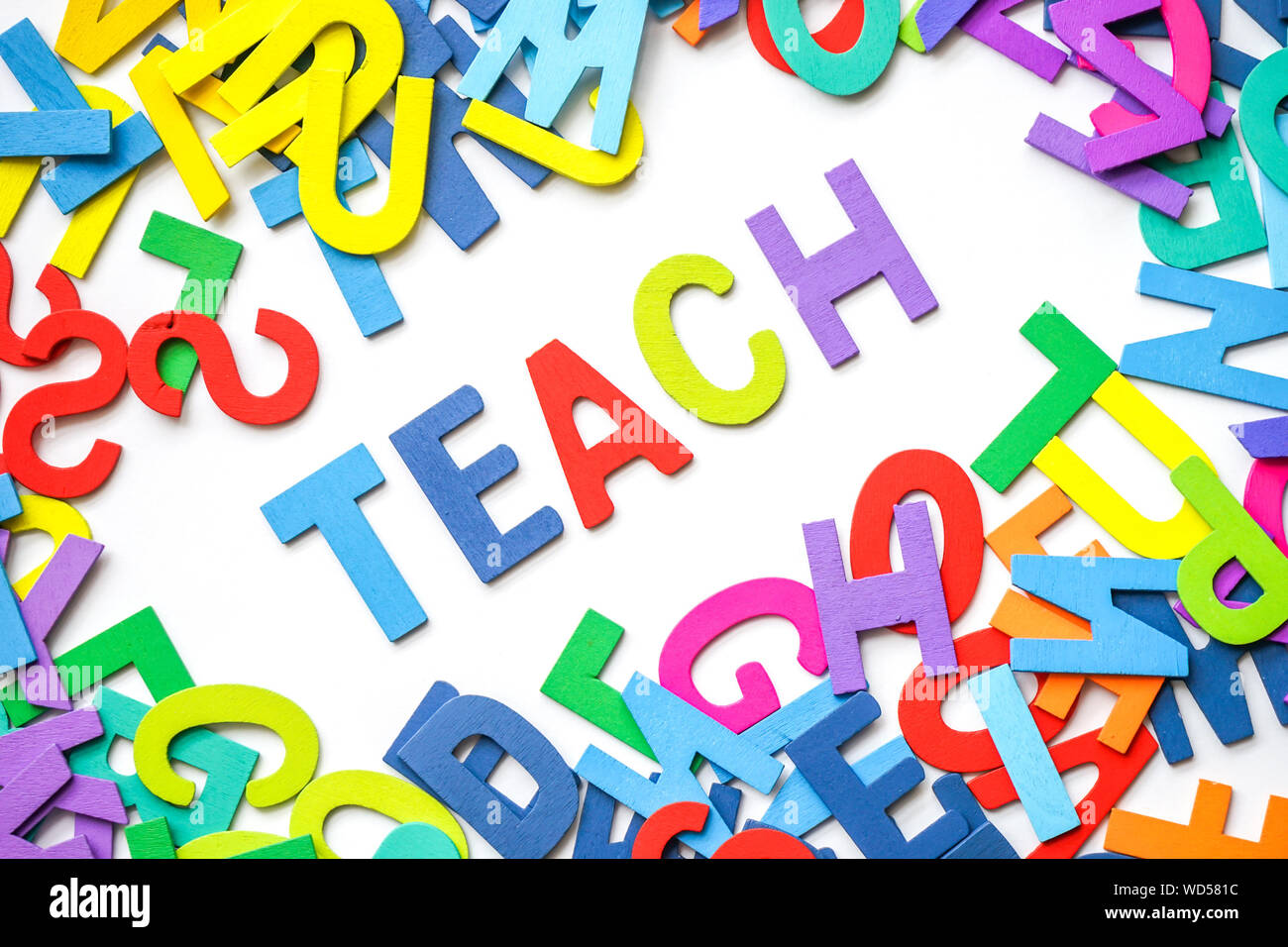 Teach text hi-res stock photography and images - Alamy