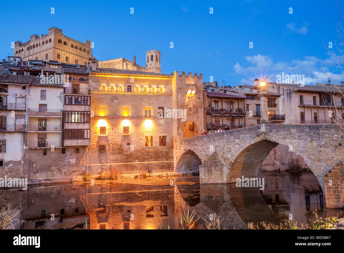 Spain valderrobres street hi-res stock photography and images - Alamy