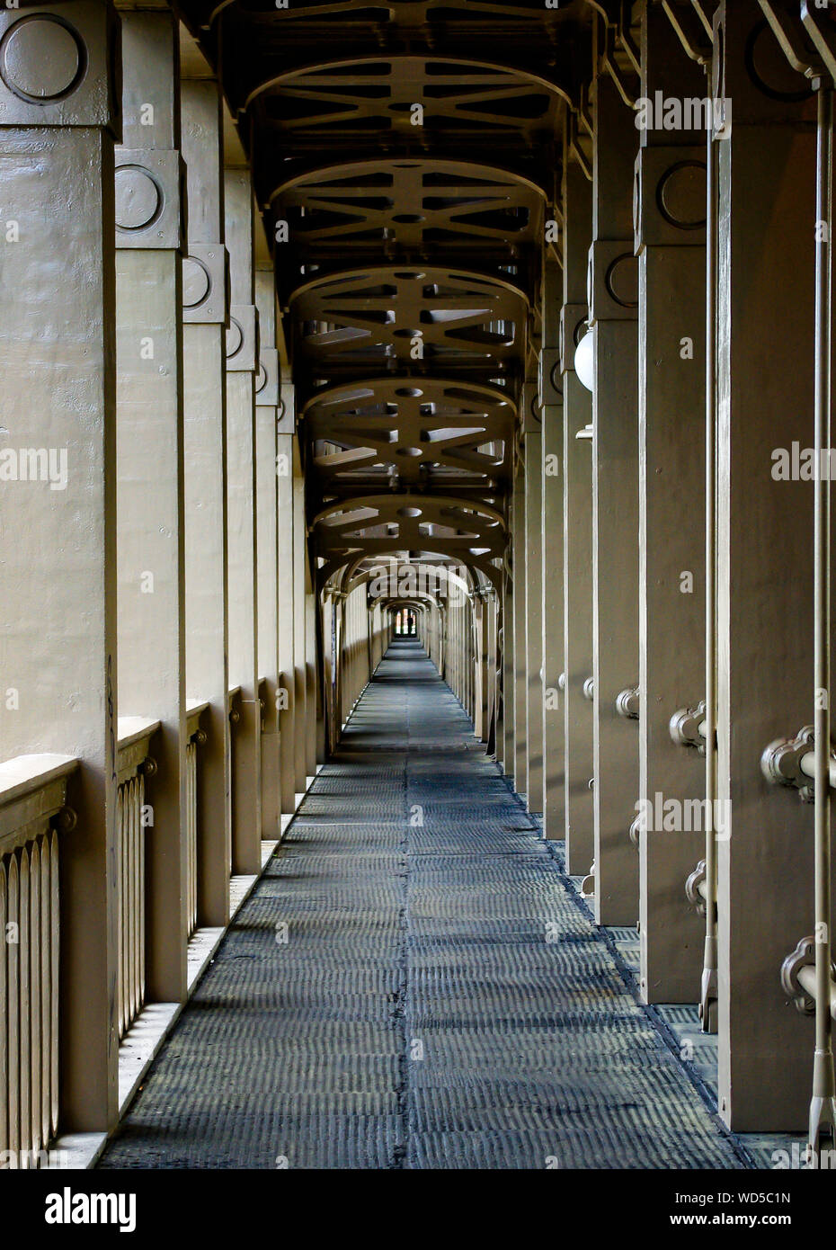 Symmetry cast iron bridge hi-res stock photography and images - Alamy