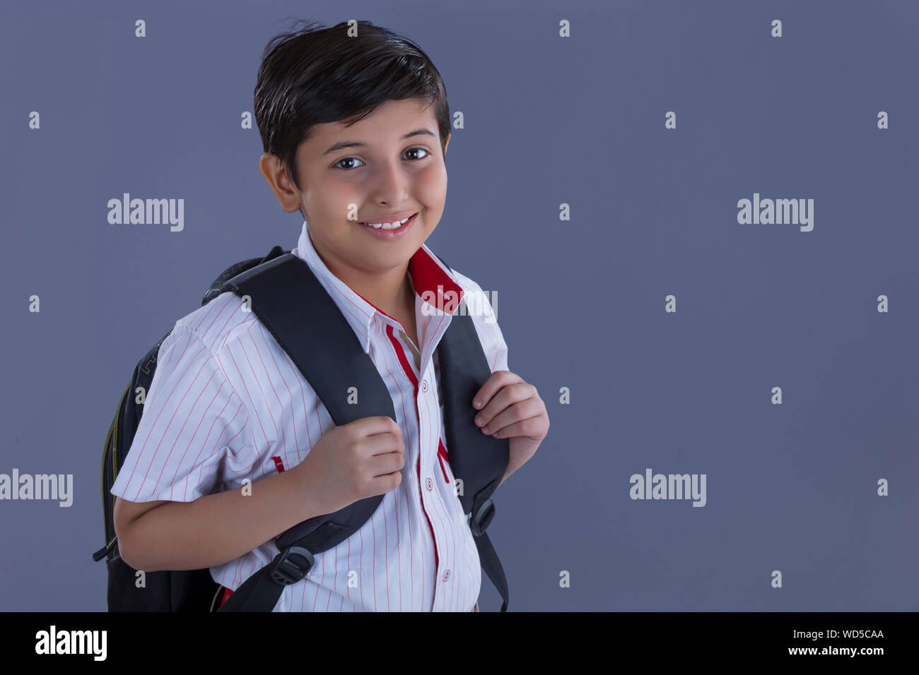 Black school boy and uniform hi-res stock photography and images - Alamy