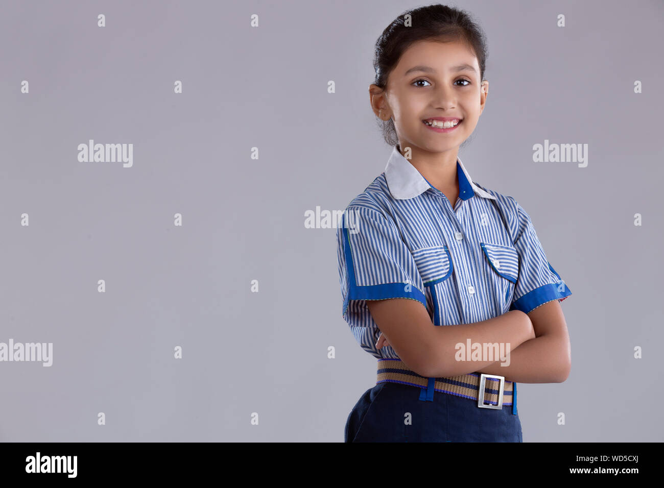 portrait of a school girl smiling Stock Photo - Alamy