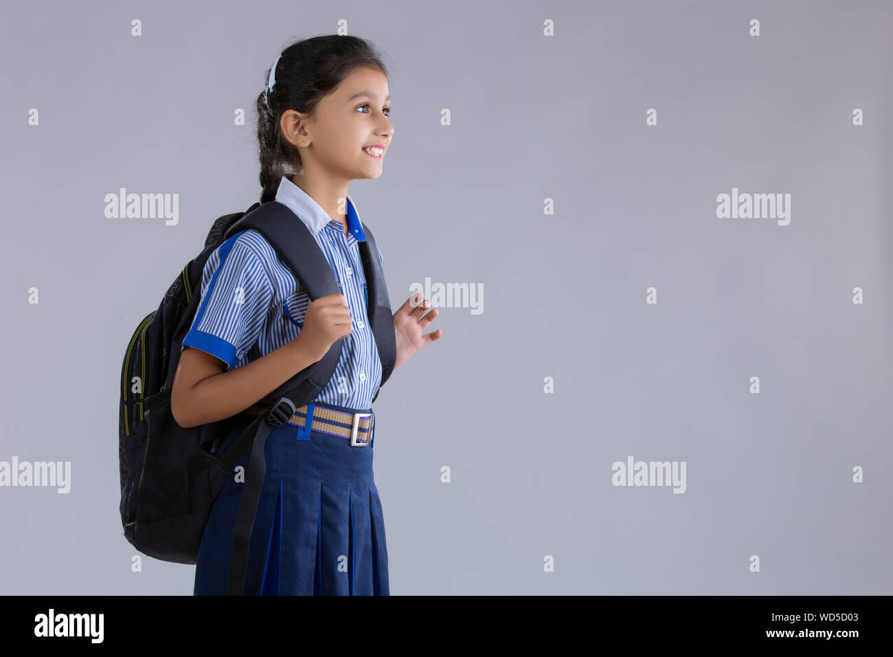 School bag side view hi-res stock photography and images - Alamy