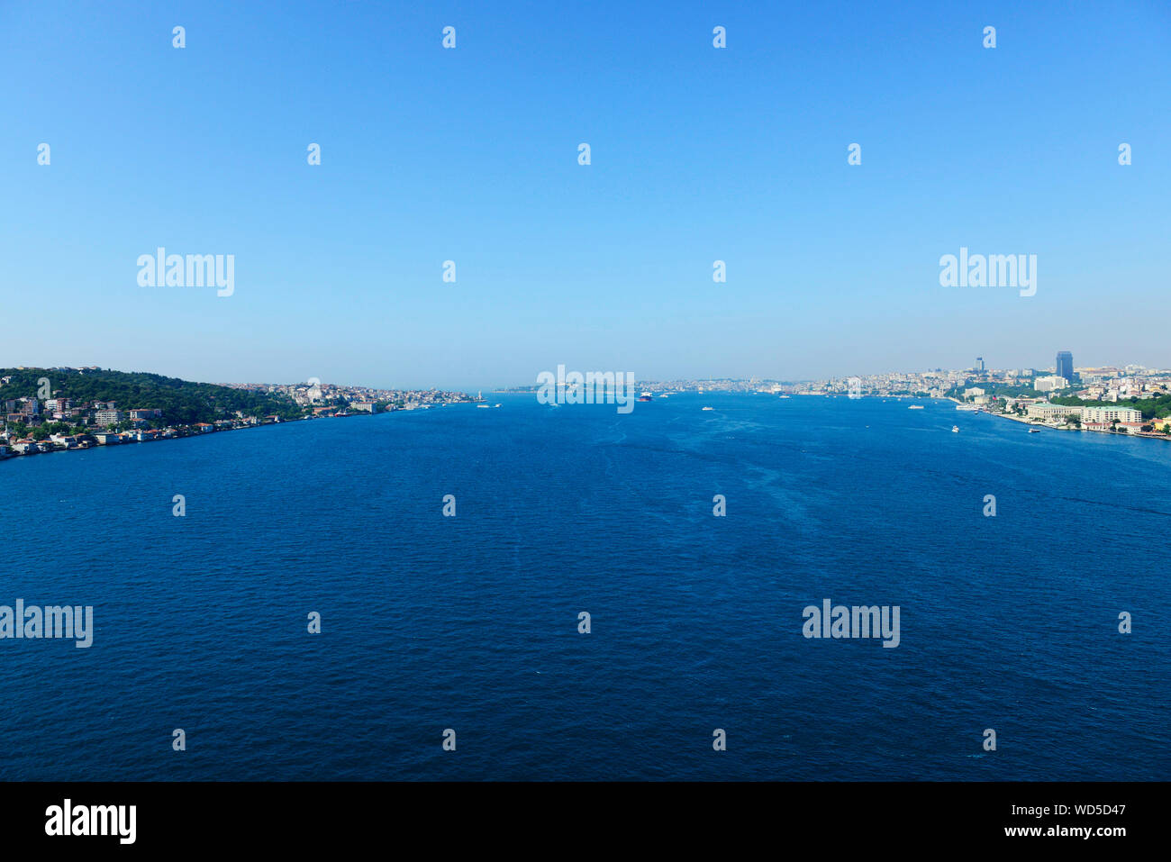 A view of the Bosporus straits in Istanbul Stock Photo - Alamy