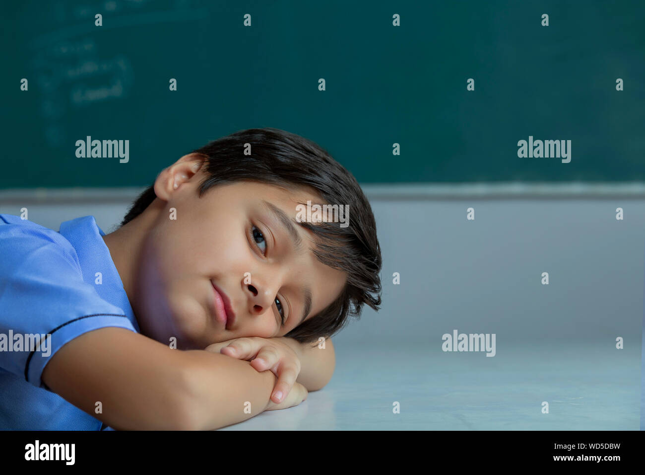 Indian school boy in classroom hi-res stock photography and images - Alamy