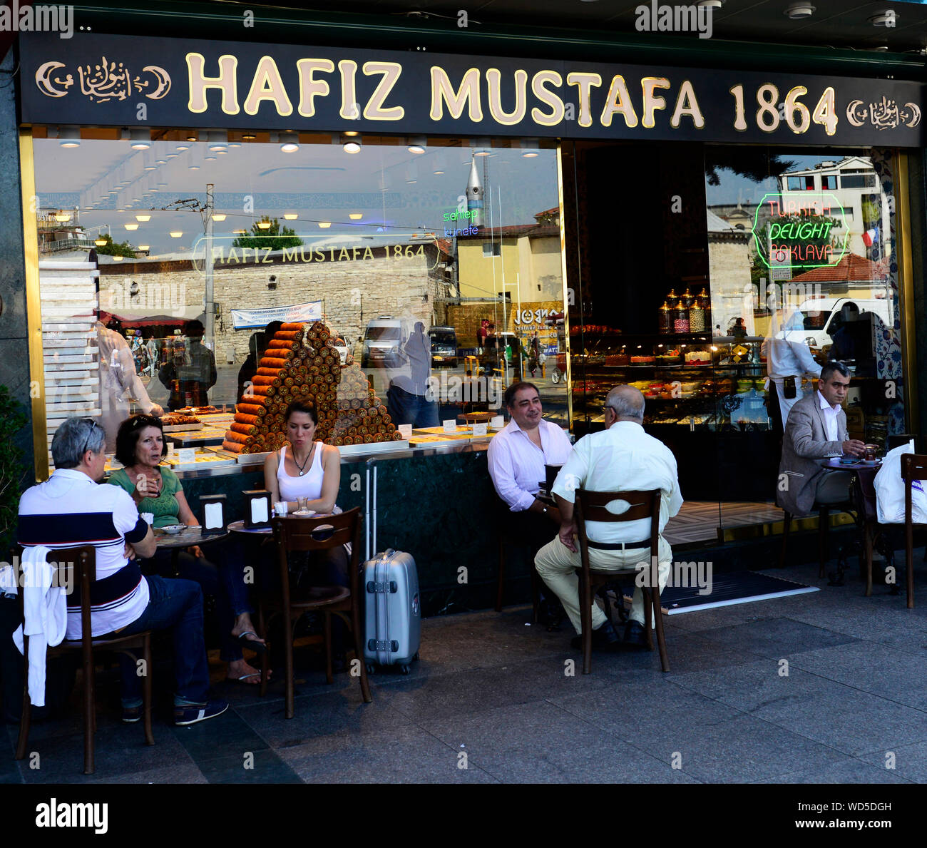 Traditional Turkish / Arabic sweets sold at the famous Hafiz Mustafa ...