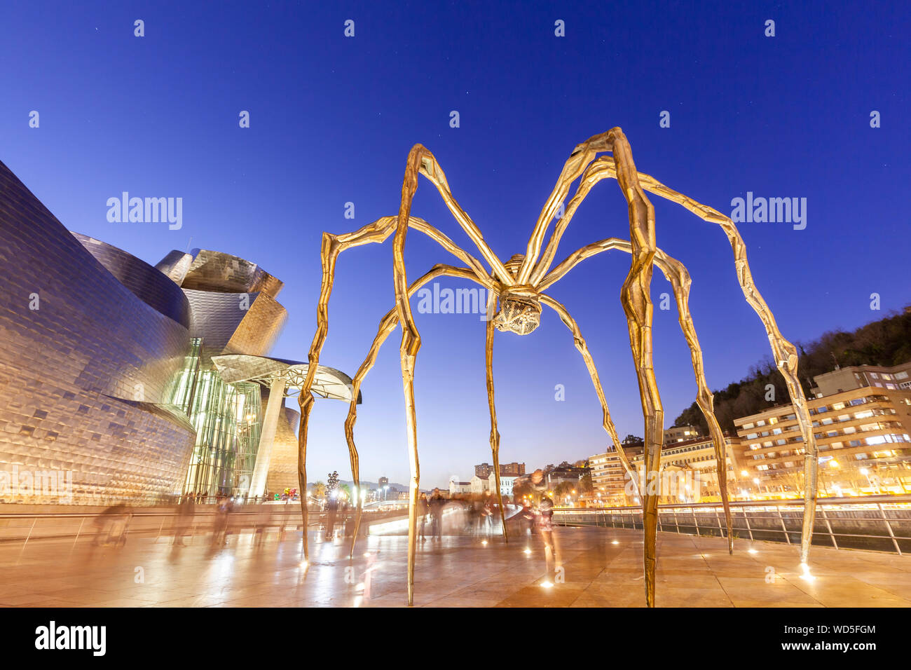 Maman sculpture in Guggenheim Museum, Bilbao, Spain Stock Photo - Alamy