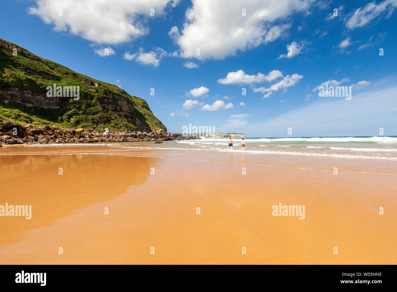 De los Locos Beach in Suances, Cantabria, Spain Stock Photo - Alamy