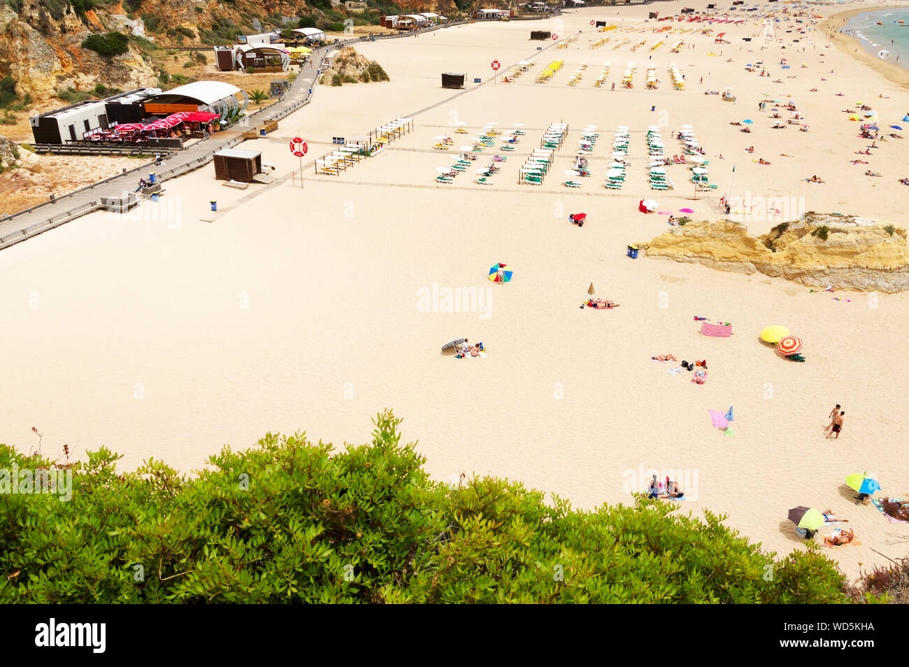 Beach angle view hi-res stock photography and images - Alamy