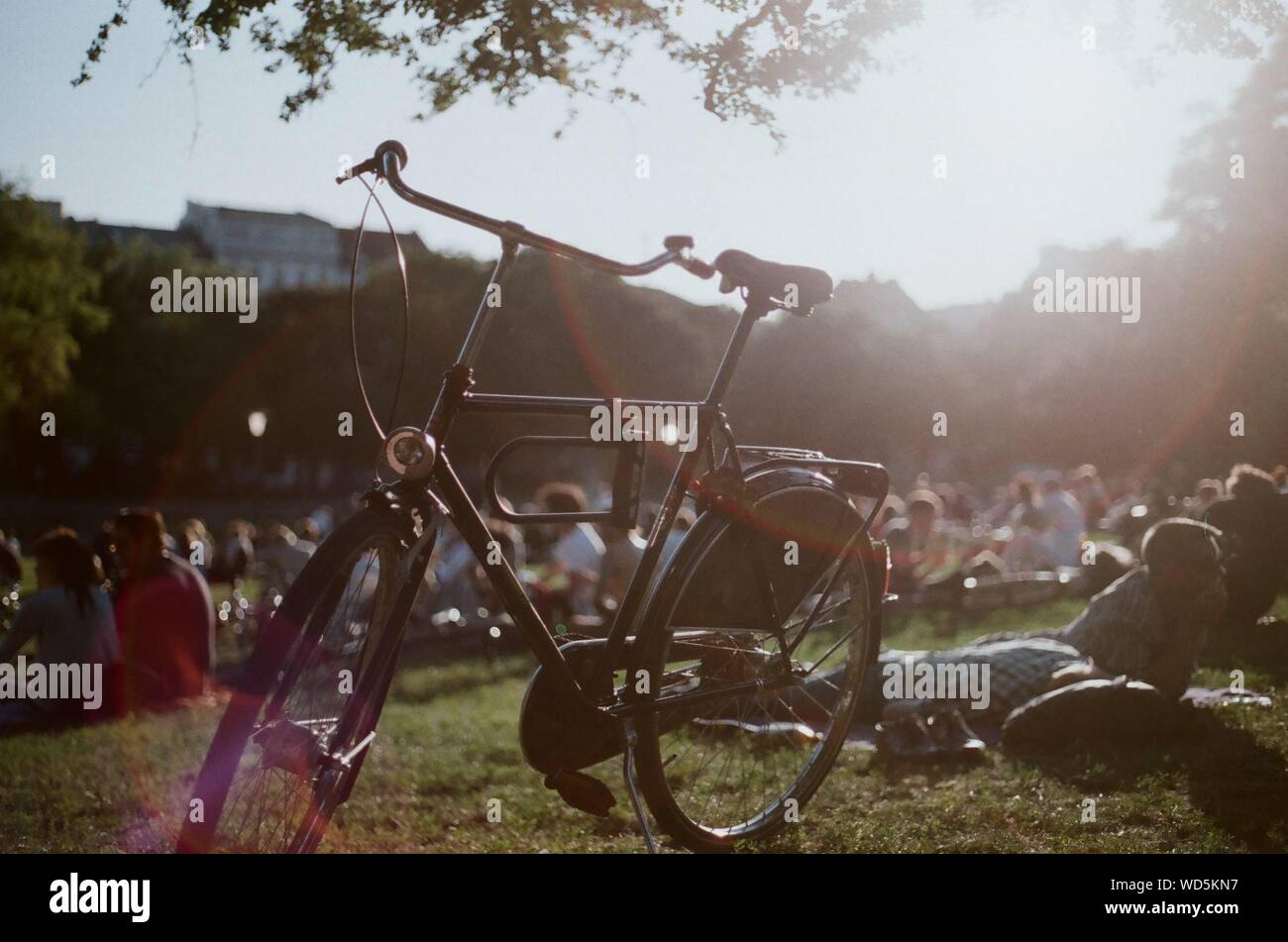 Crowded bicycle parking area hi-res stock photography and images - Alamy