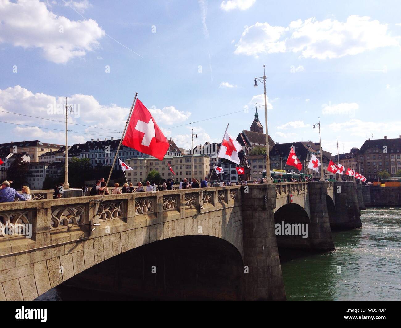 Swiss flags hi-res stock photography and images - Alamy