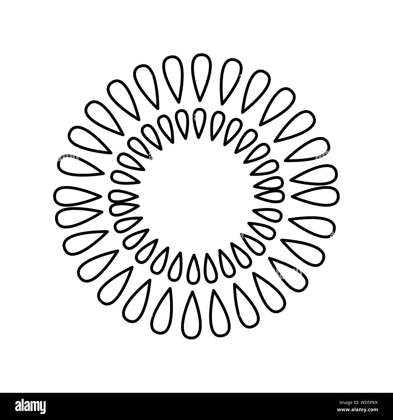 Striped circle vector design Stock Vector Image & Art - Alamy