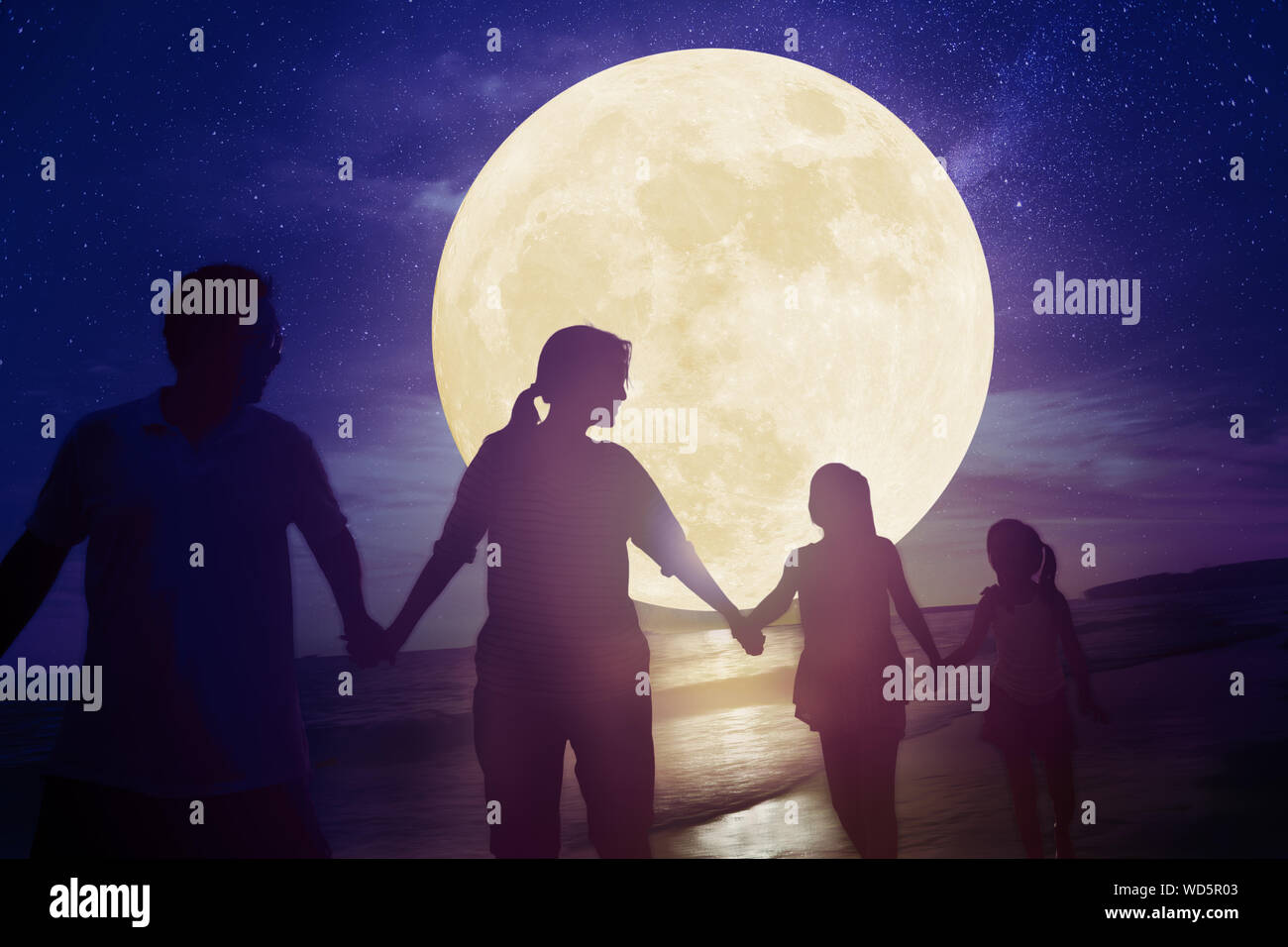 Father Child Star Sky High Resolution Stock Photography and Images - Alamy