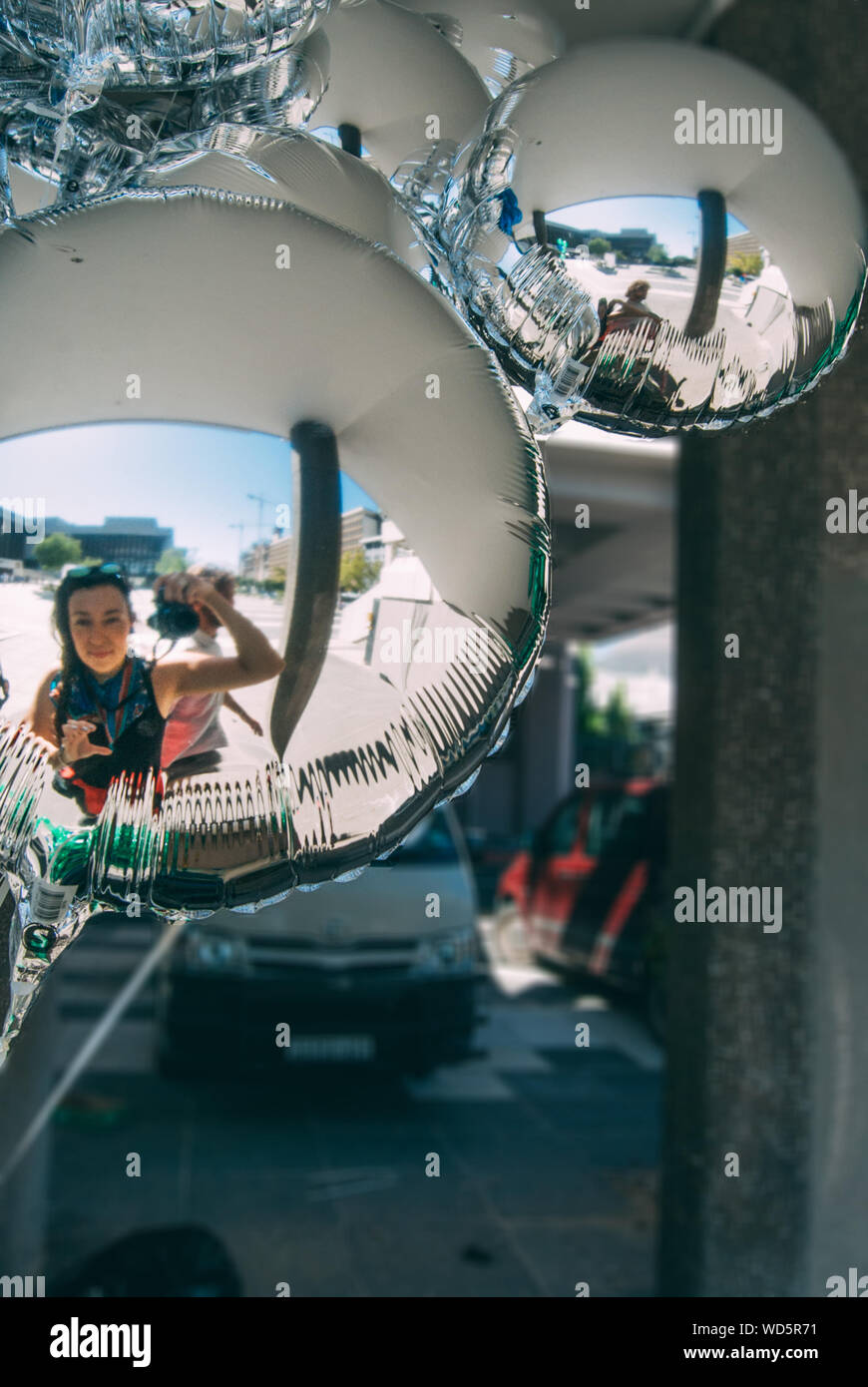 Balloon reflection hi-res stock photography and images - Alamy