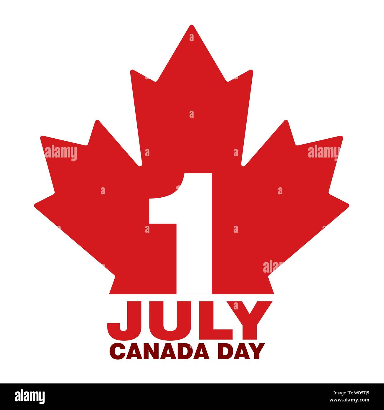 Canada day clip art Cut Out Stock Images & Pictures - Alamy
