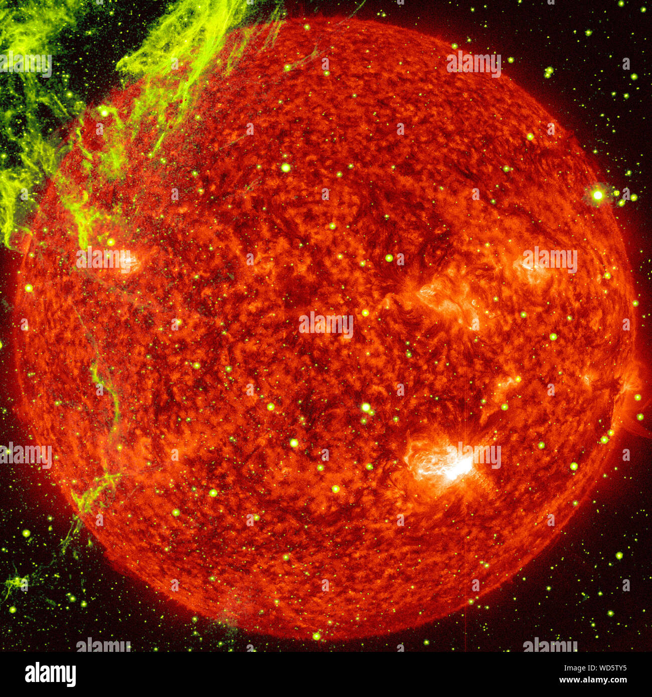 Extremely hot star. Liquid plasma. Cosmic art. Elements of this image ...