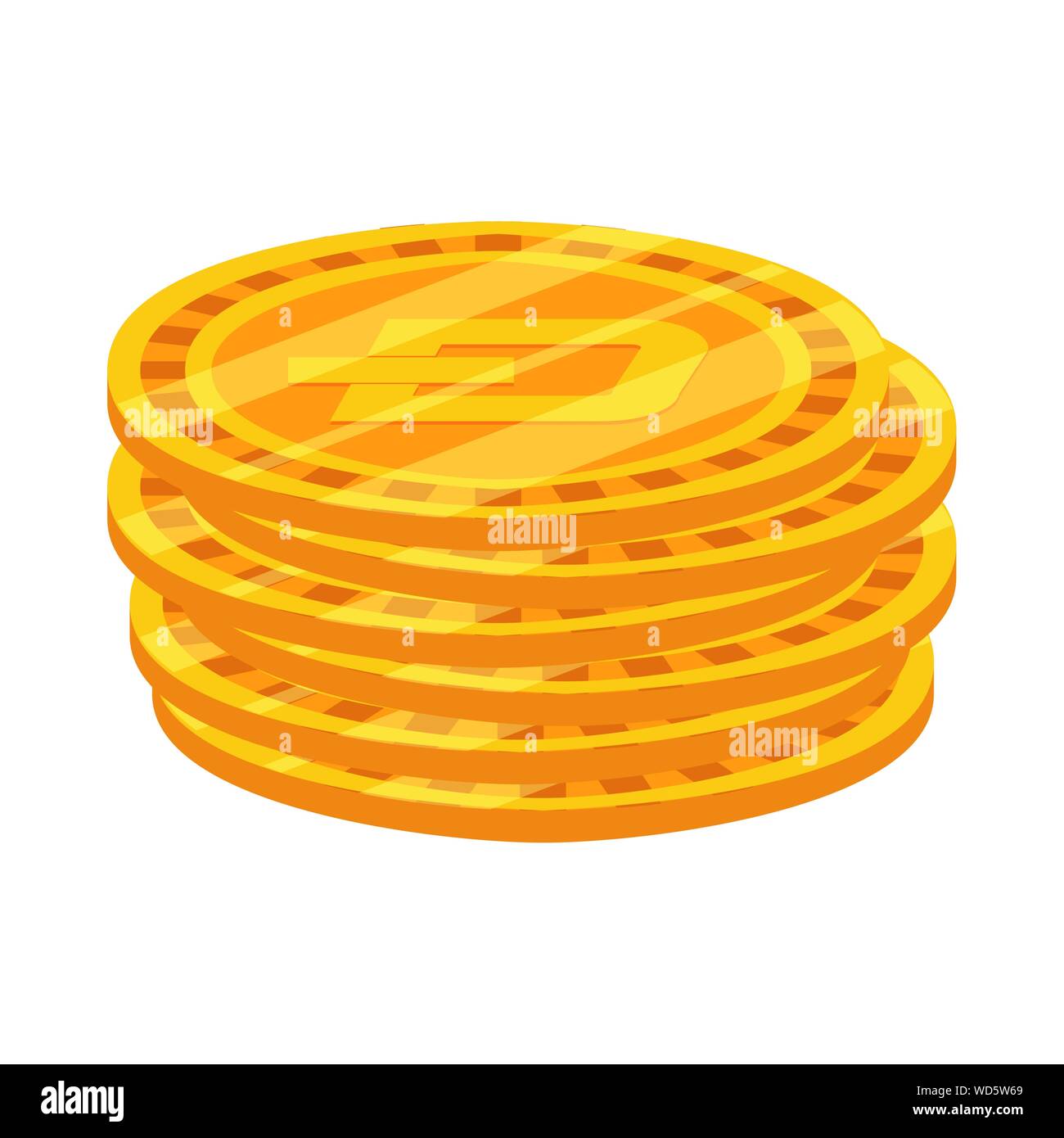 Isolated Dash coin vector design Stock Vector Image & Art - Alamy