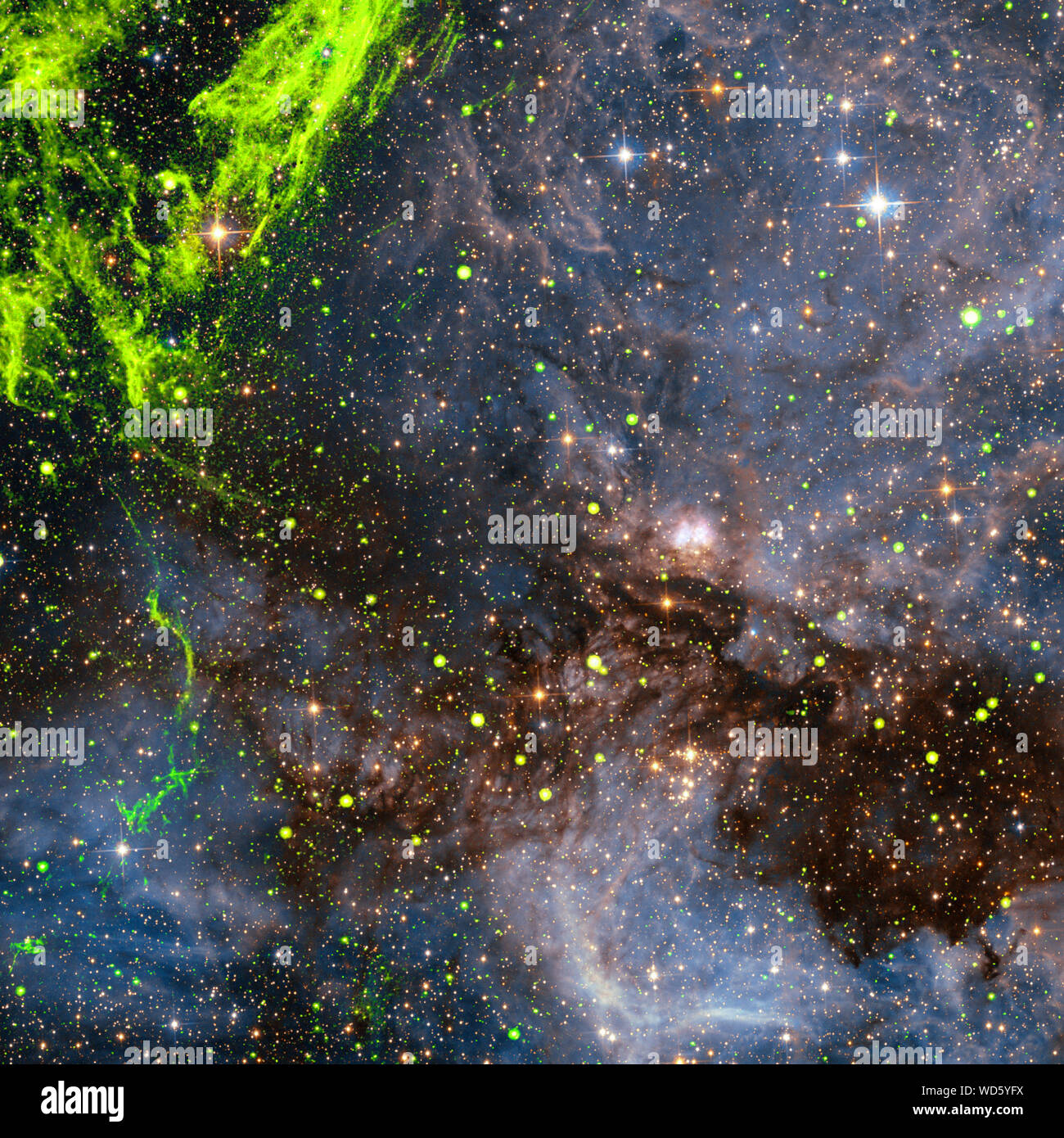 Beauty of endless cosmos. Science fiction wallpaper. Elements of this ...