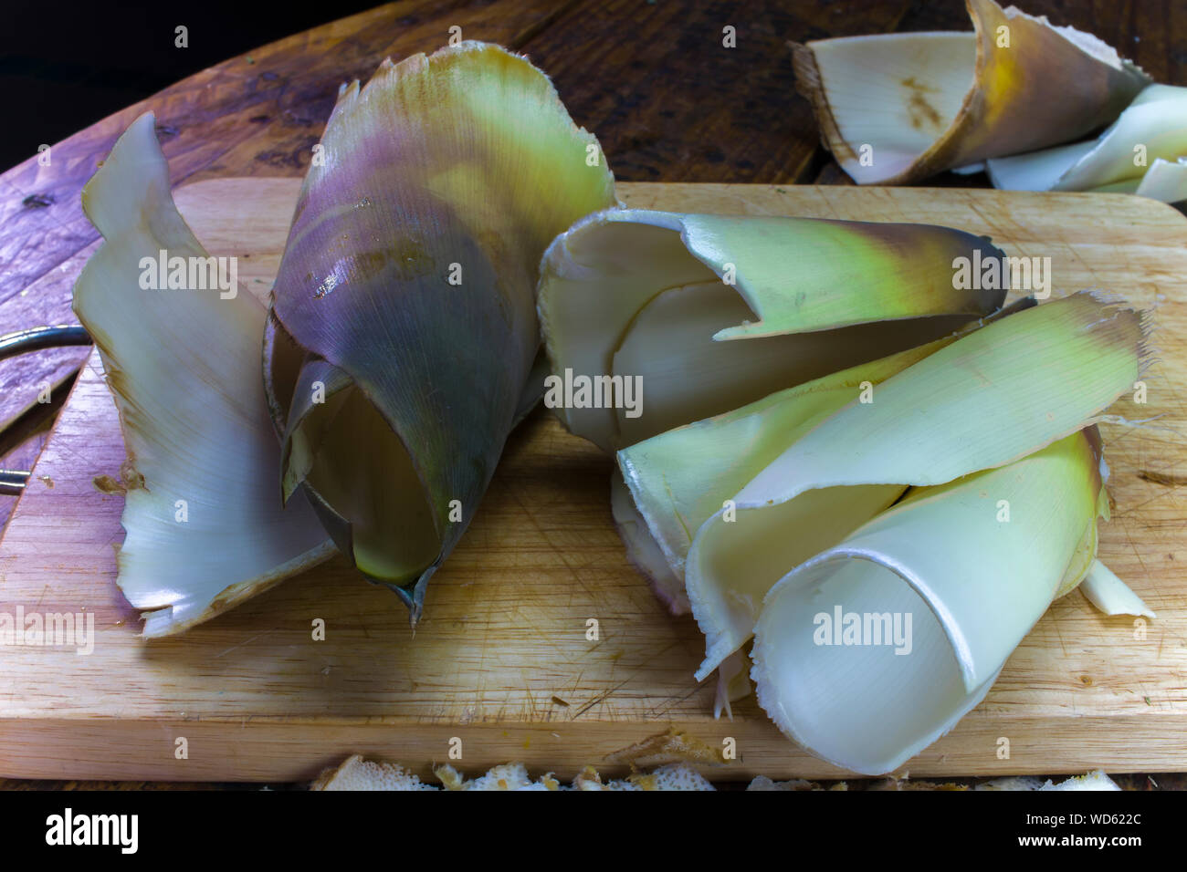 Shell of bamboo shoots High resolution image gallery Stock Photo - Alamy